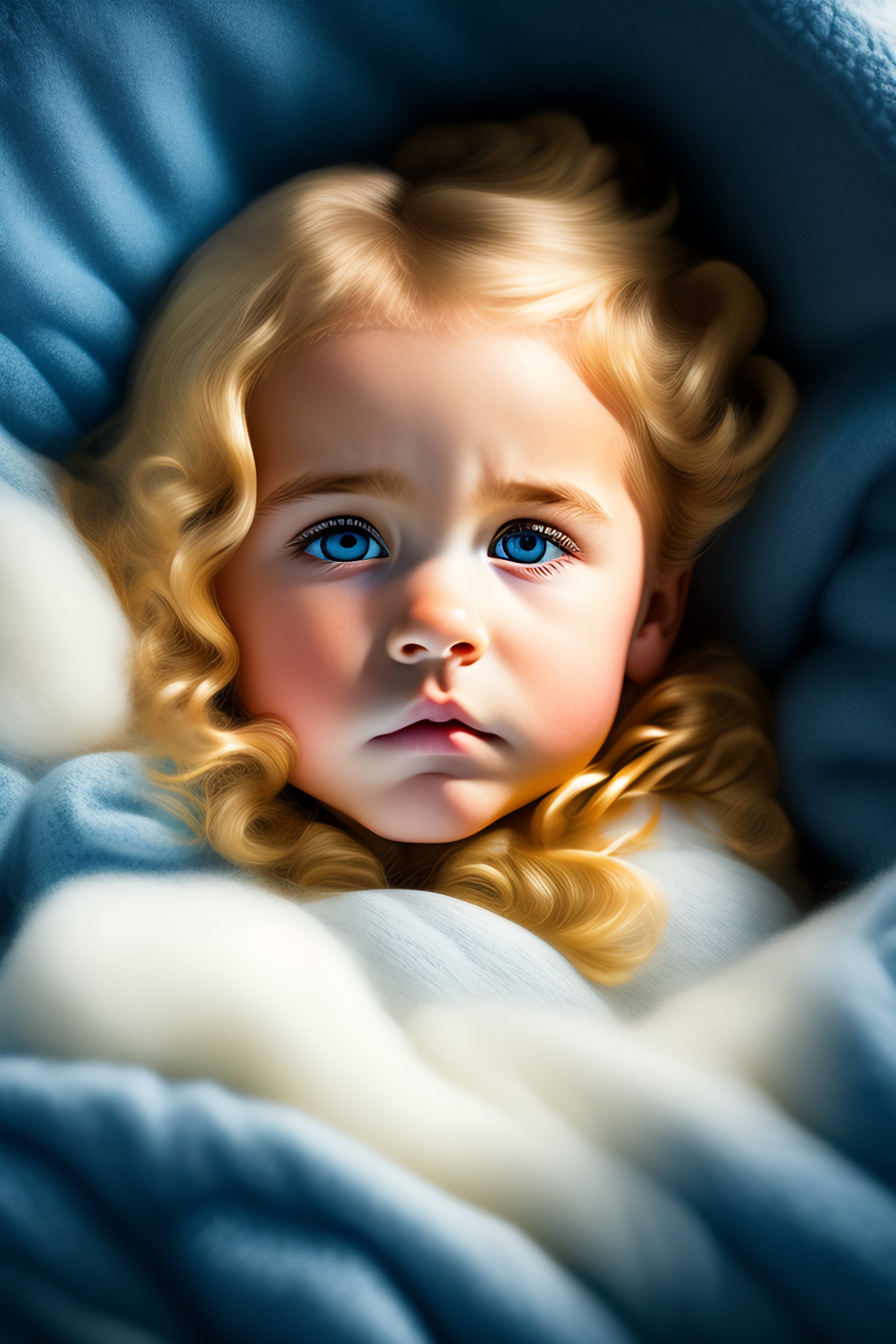 Lexica - Goldilocks waking up from a nap