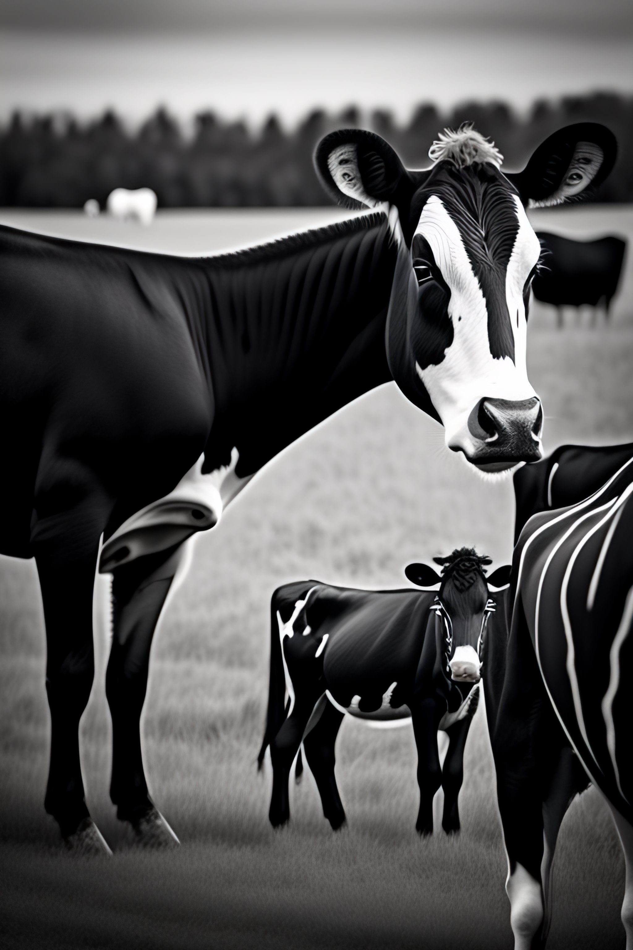 Lexica - Visual stimulation black and white patterns for babies cows