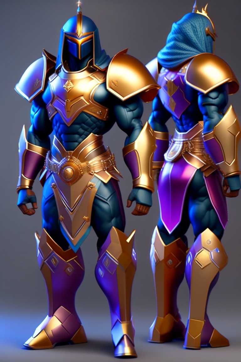 Lexica - Djinn Knight, full body armor, following the model of Knights ...