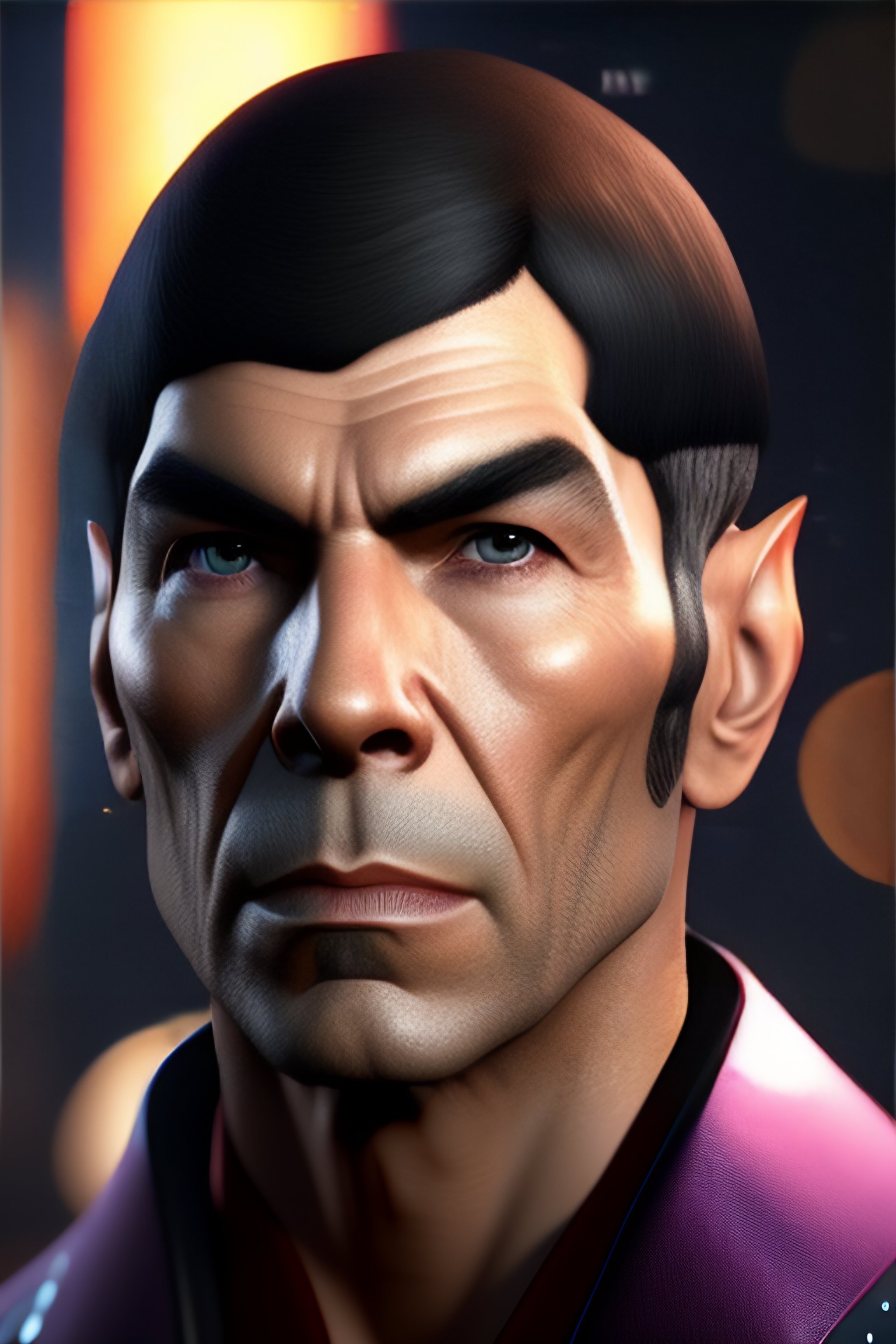 Lexica - A detailed portrait of spock, unreal engine 5 rendered ...