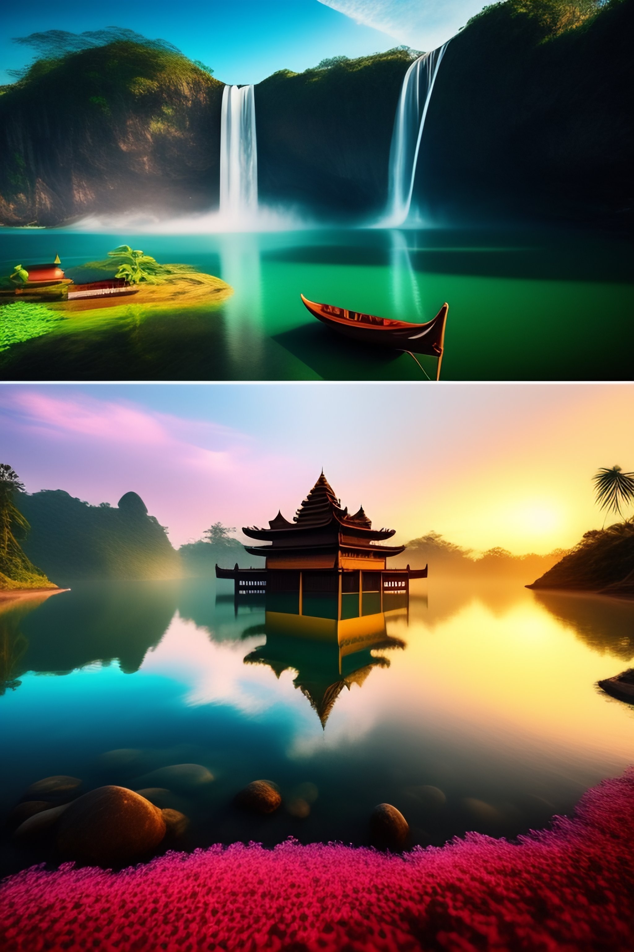 Lexica - Indonesia beautiful scenarios