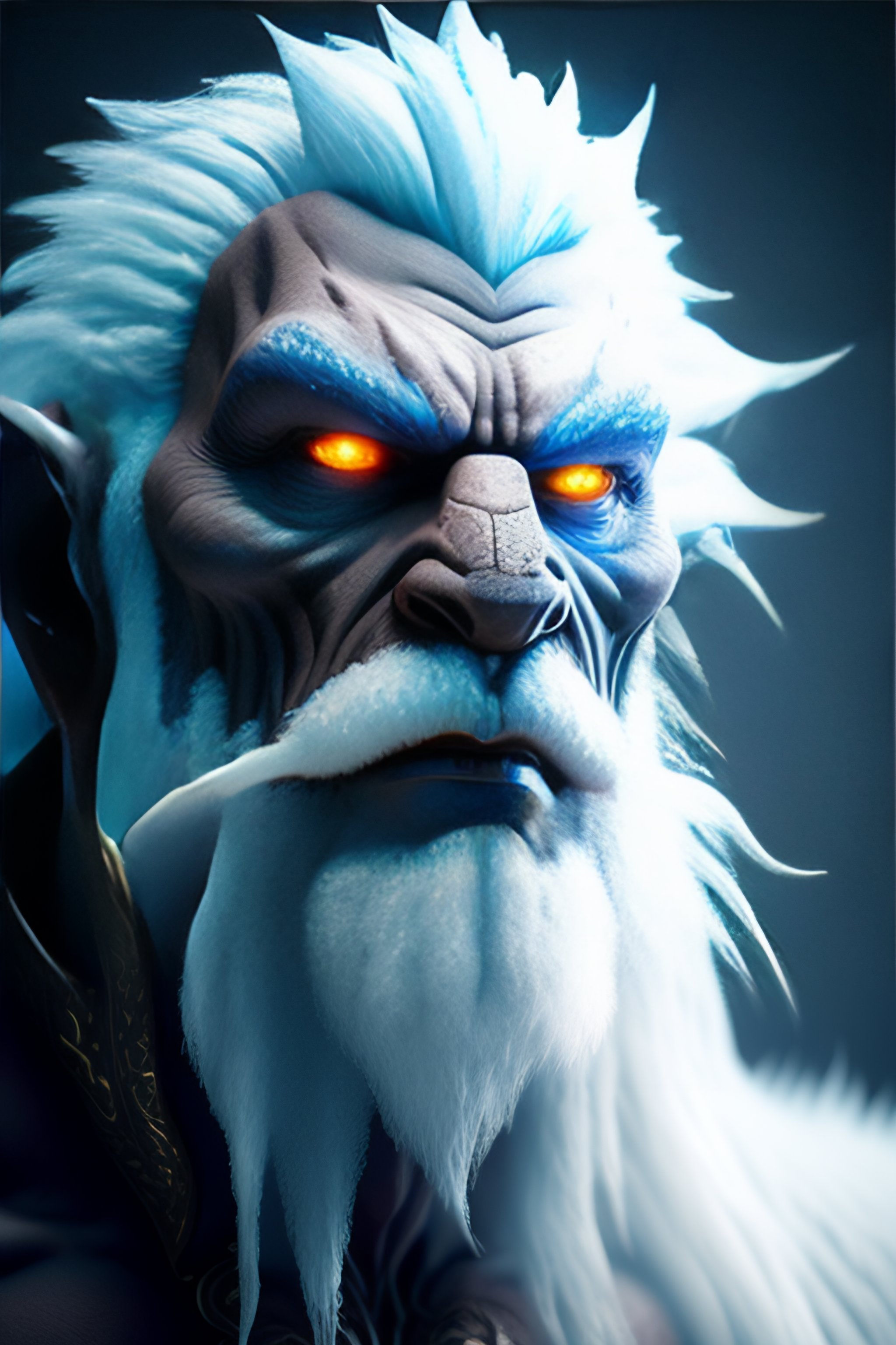 Lexica - Ultra realistic, 4k, HD, misty, gloomy, white, frosty, blue ...