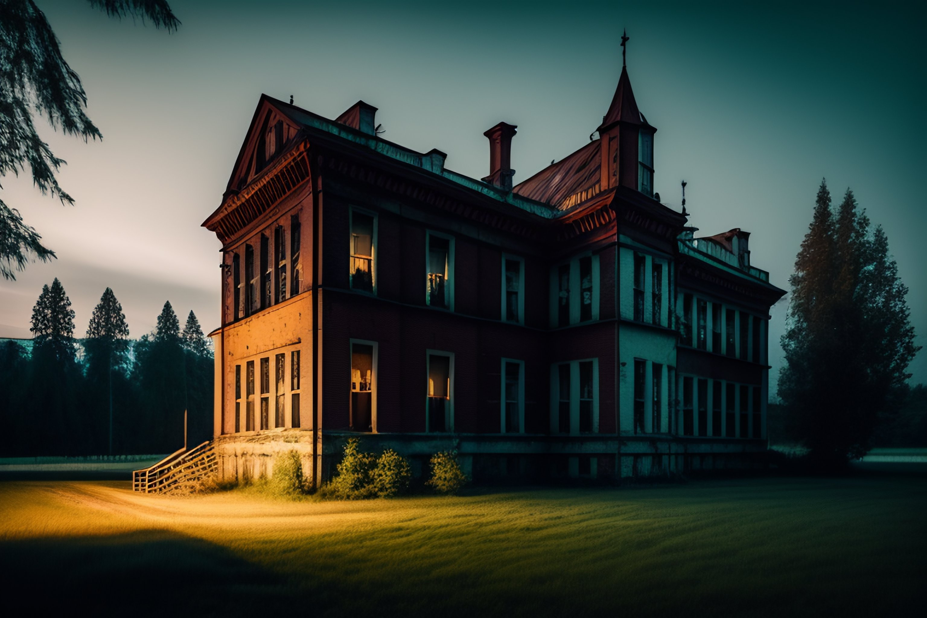 Lexica - Analog style, haunted soviet abandoned psychiatric hospital ...