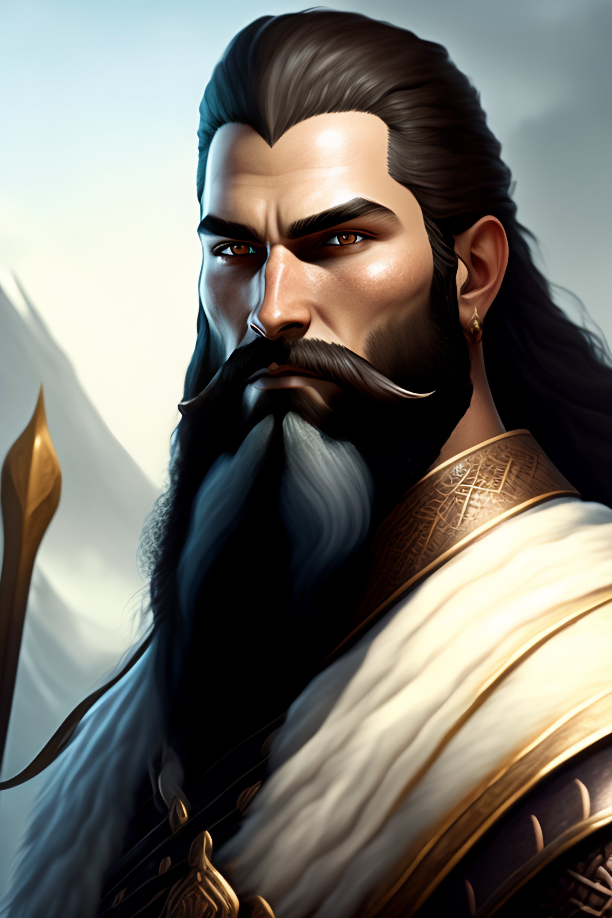 Lexica - Blackwall from Dragon age as a viking, in white shirt ...