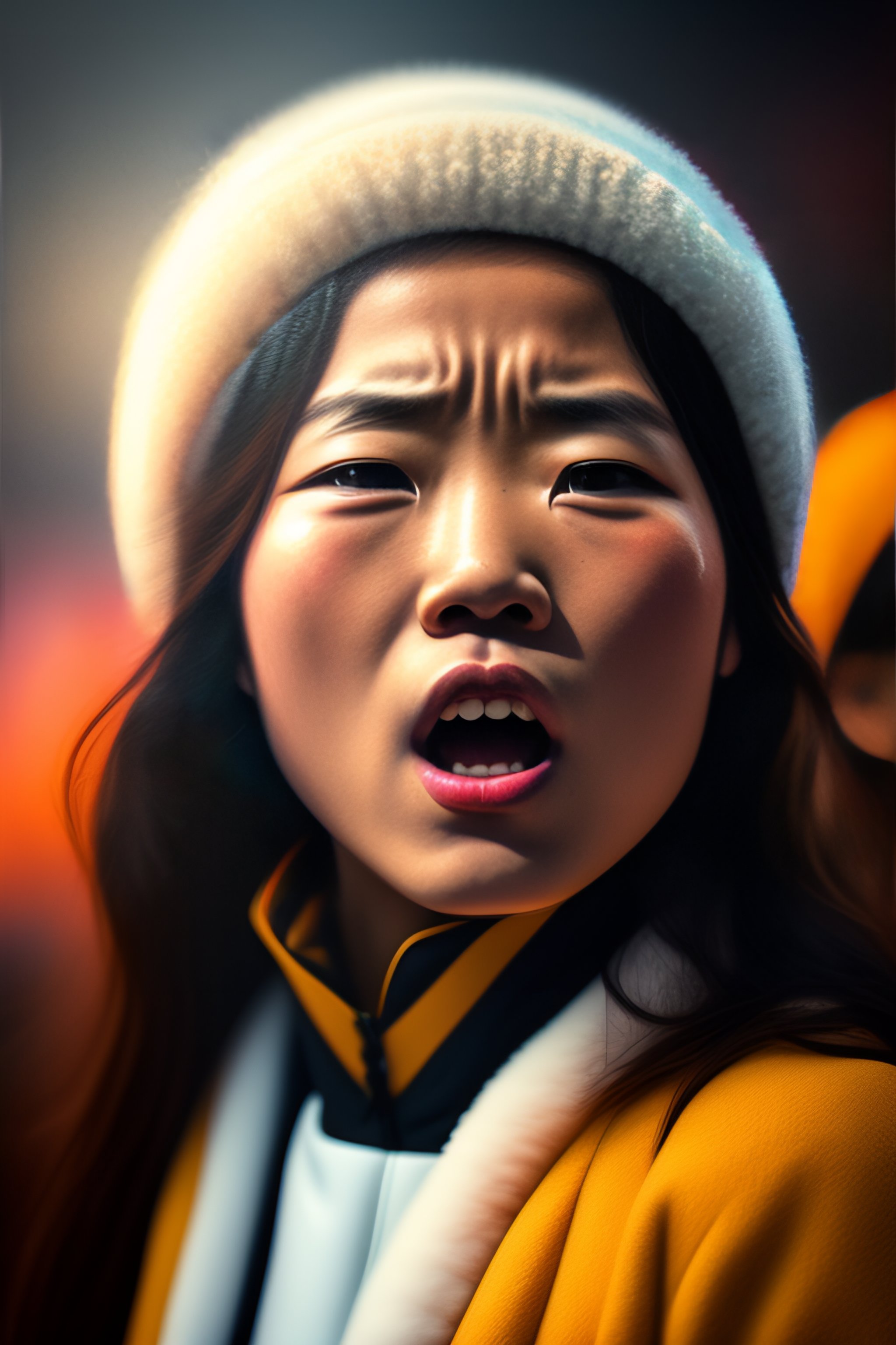 Lexica - Amazed,Amazed,Anger,girl, china,8k