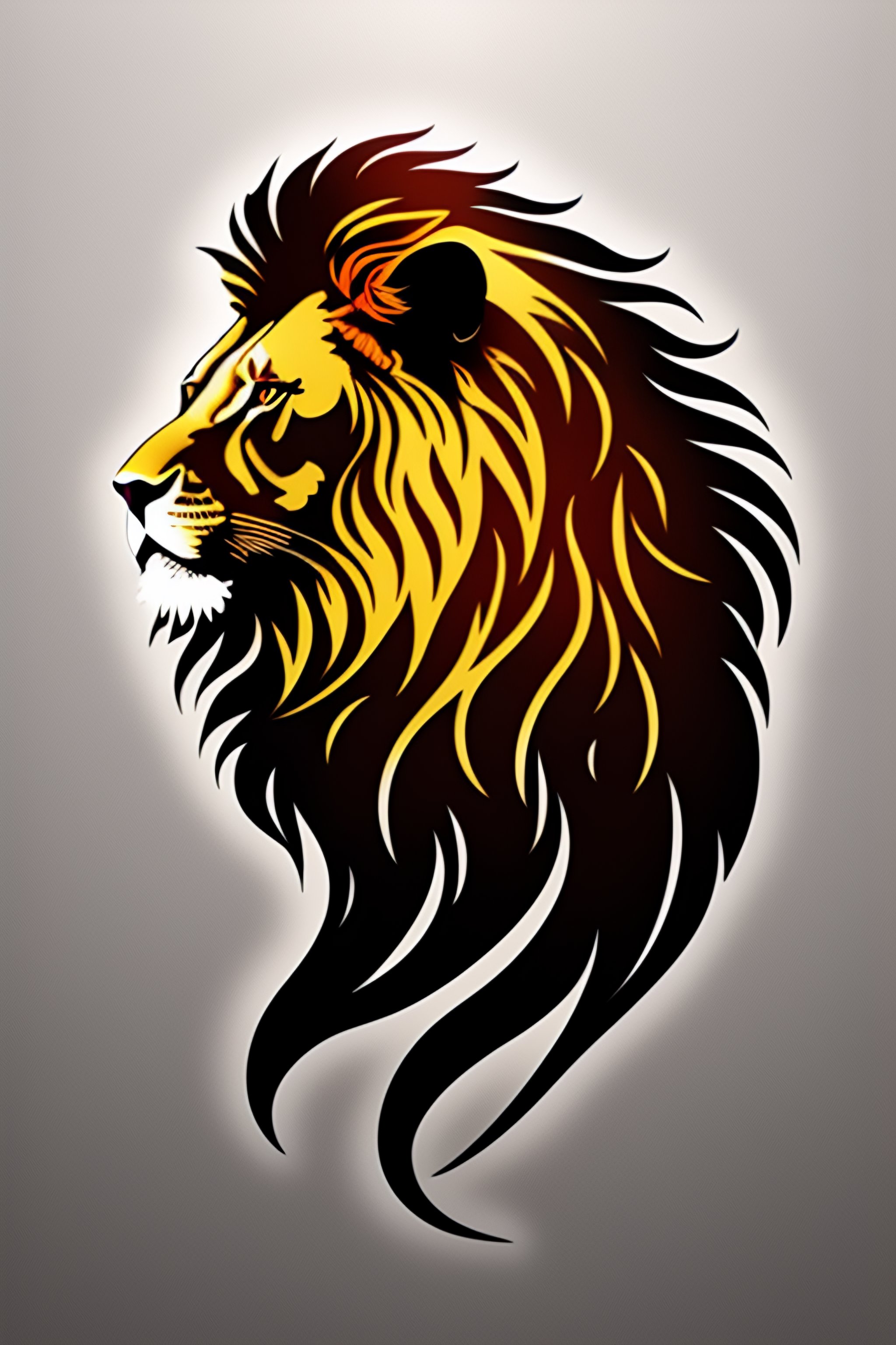 Lion Head Logo Vector