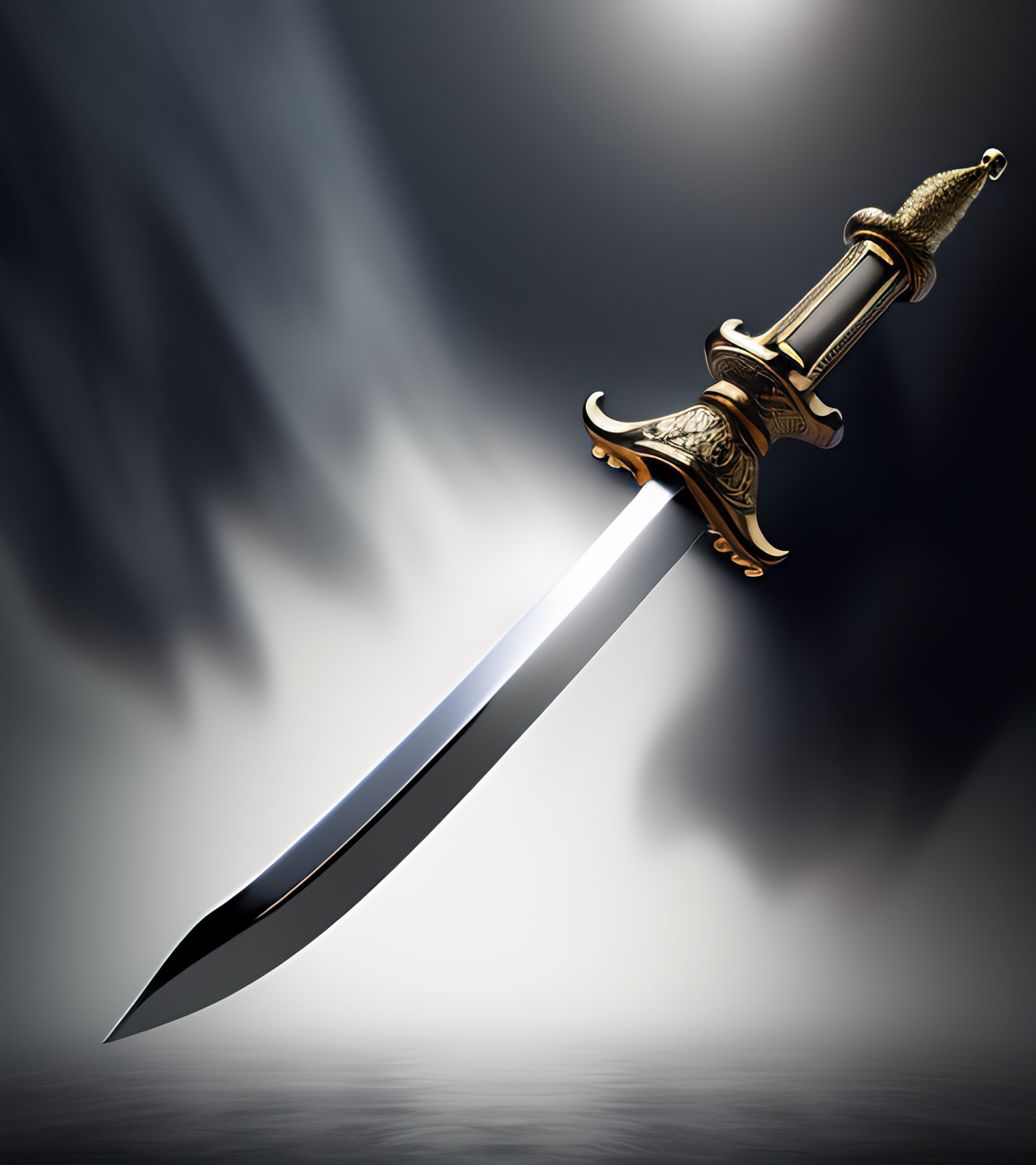Lexica - Dark long Sword , realistic photo , showing all the sword ...
