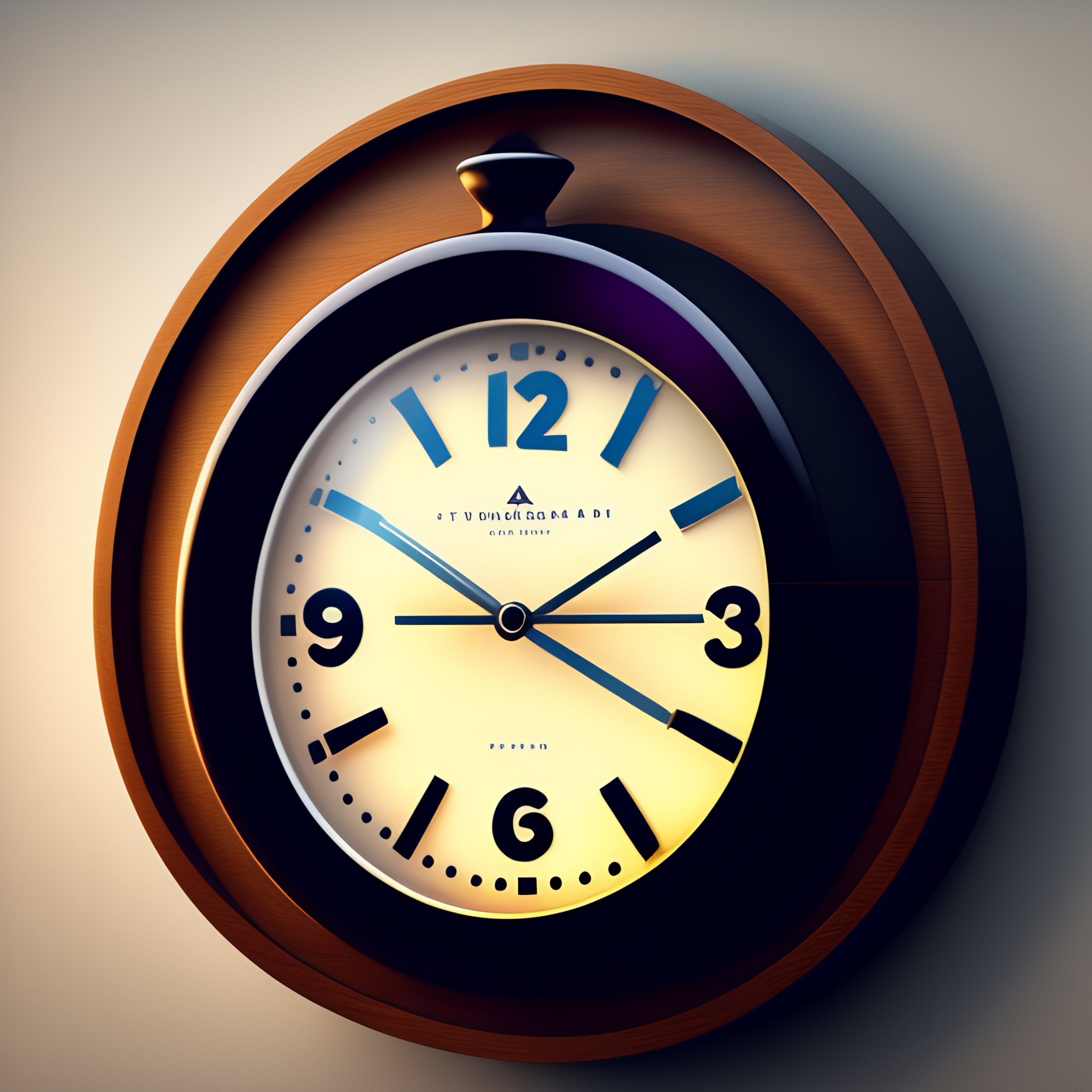 Lexica - A person looking at a clock