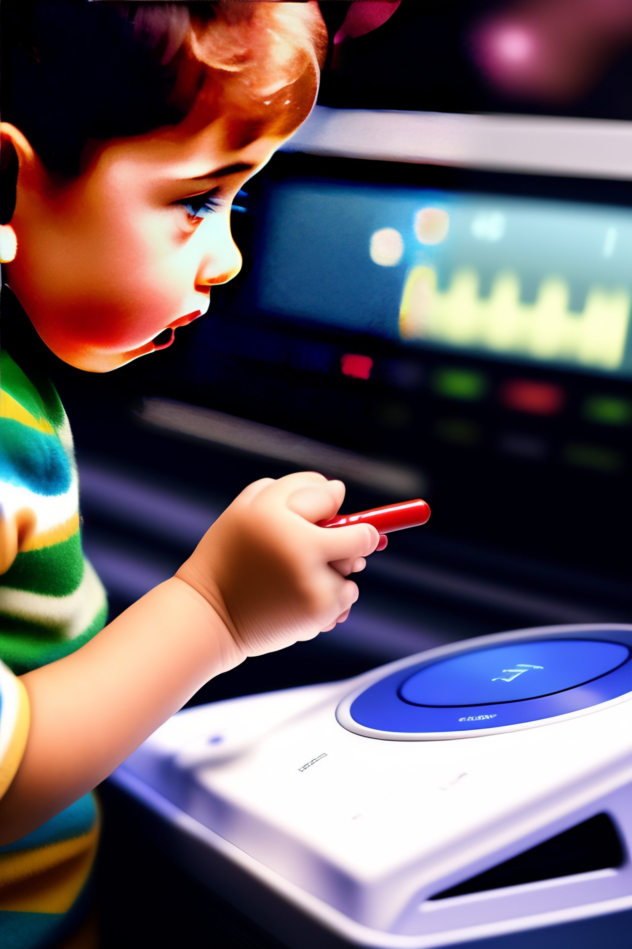 Lexica - A child using a communication device, such as a picture ...