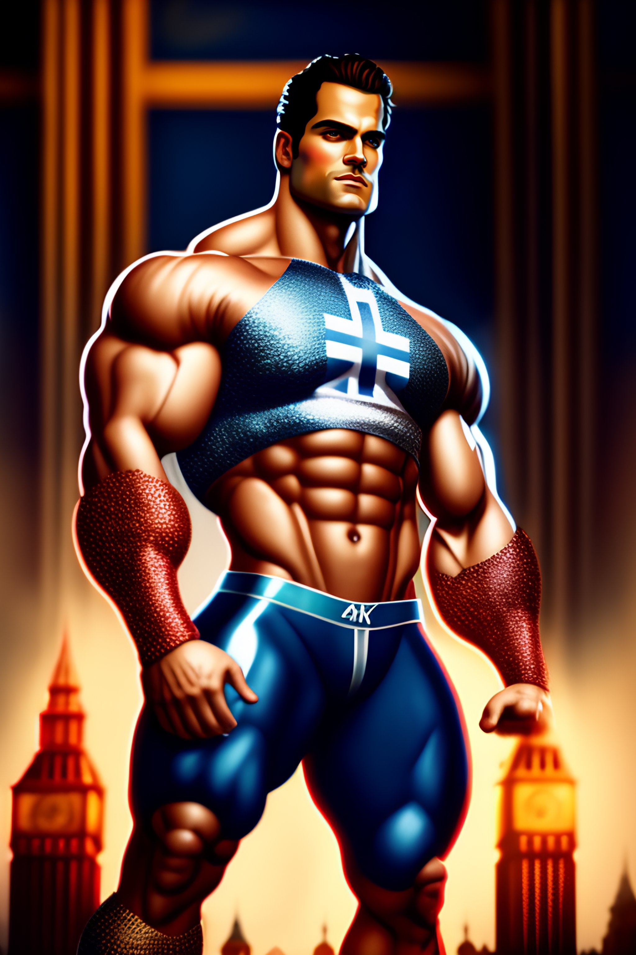 Lexica - Epic comic book cover, accurate hyper realistic happy Henry ...