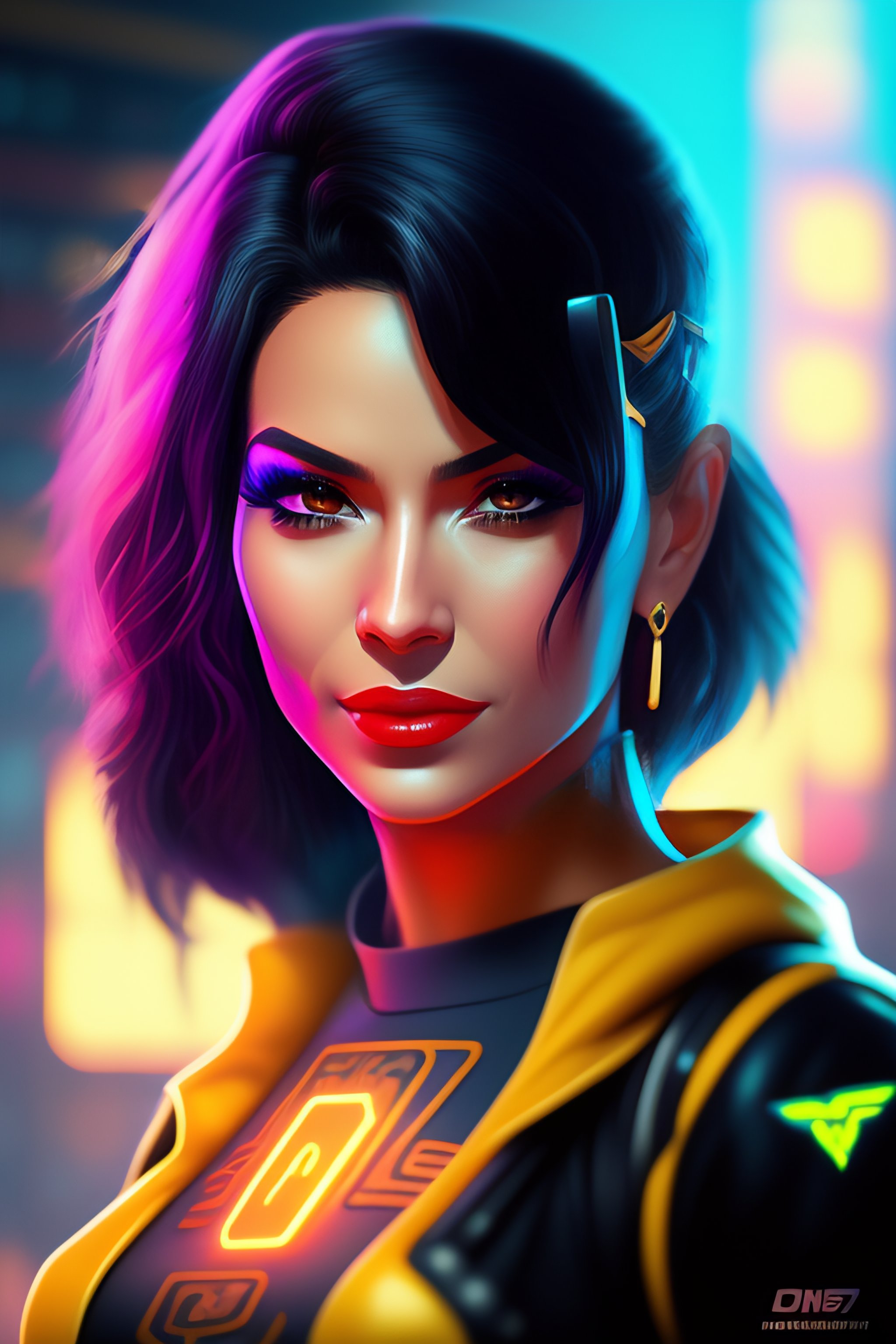 Lexica - Cartoon Cyberpunk Luz Noceda portrait,. Cyberpunk 2077, The ...
