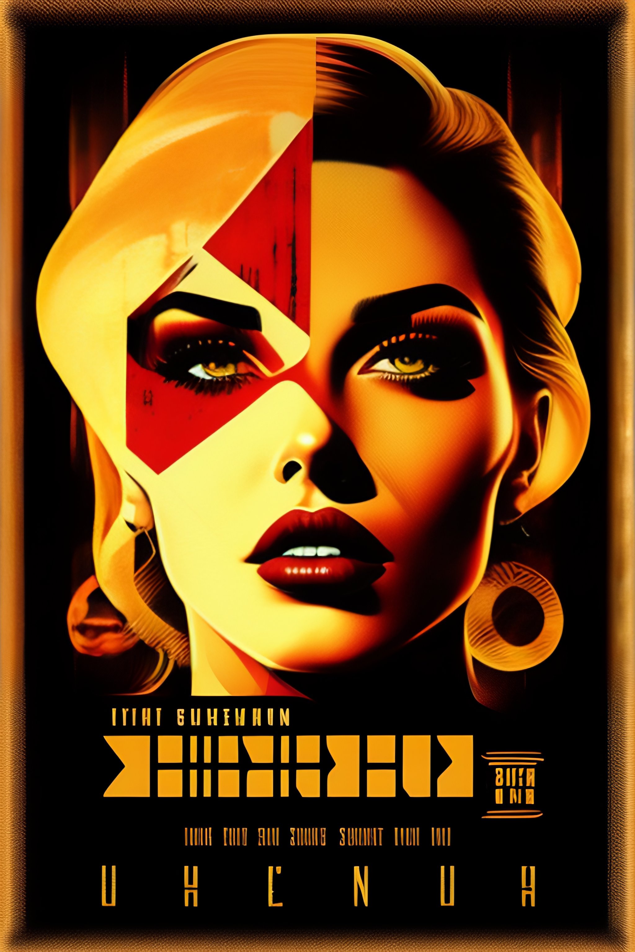 Lexica - Vector, graphic novel, grunge, geometric horror tshirt design