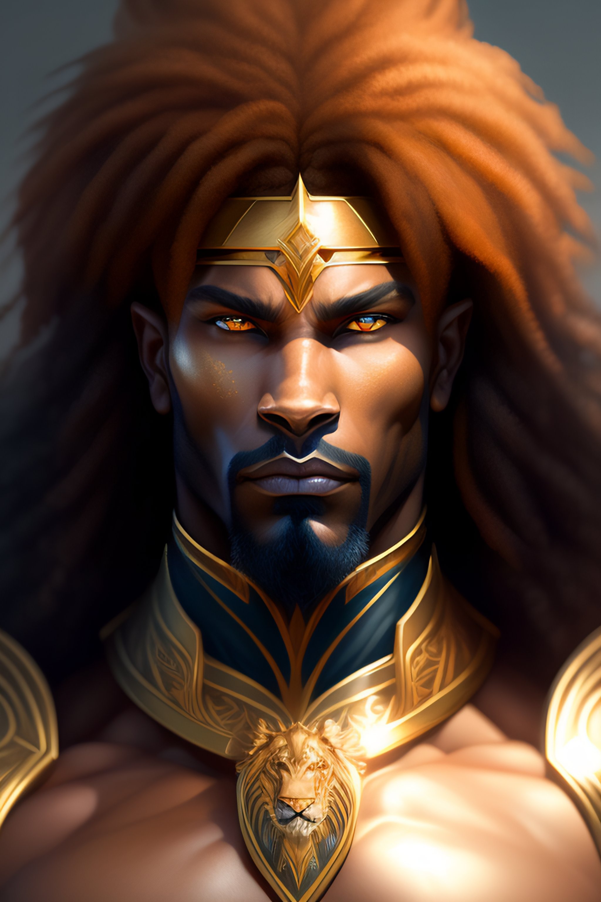 Lexica - Symmetry! portrait of lion - o, d & d, muscular! fantasy ... Lexica - Symmetry! portrait of lion - o, d & d, muscular! fantasy ...