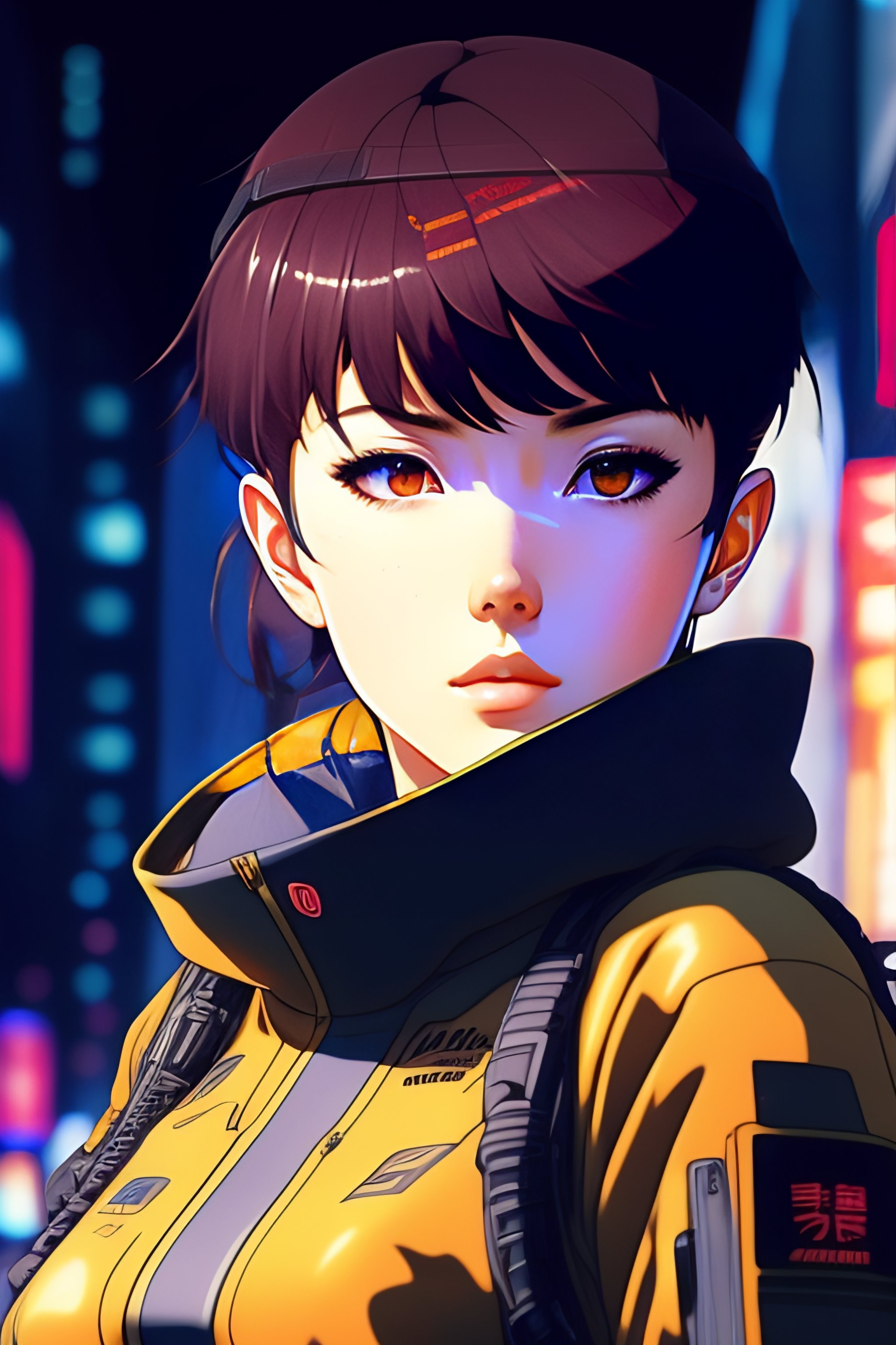 Lexica - Shinji Ikari from Evangelion, wearing tactical gear, very ...