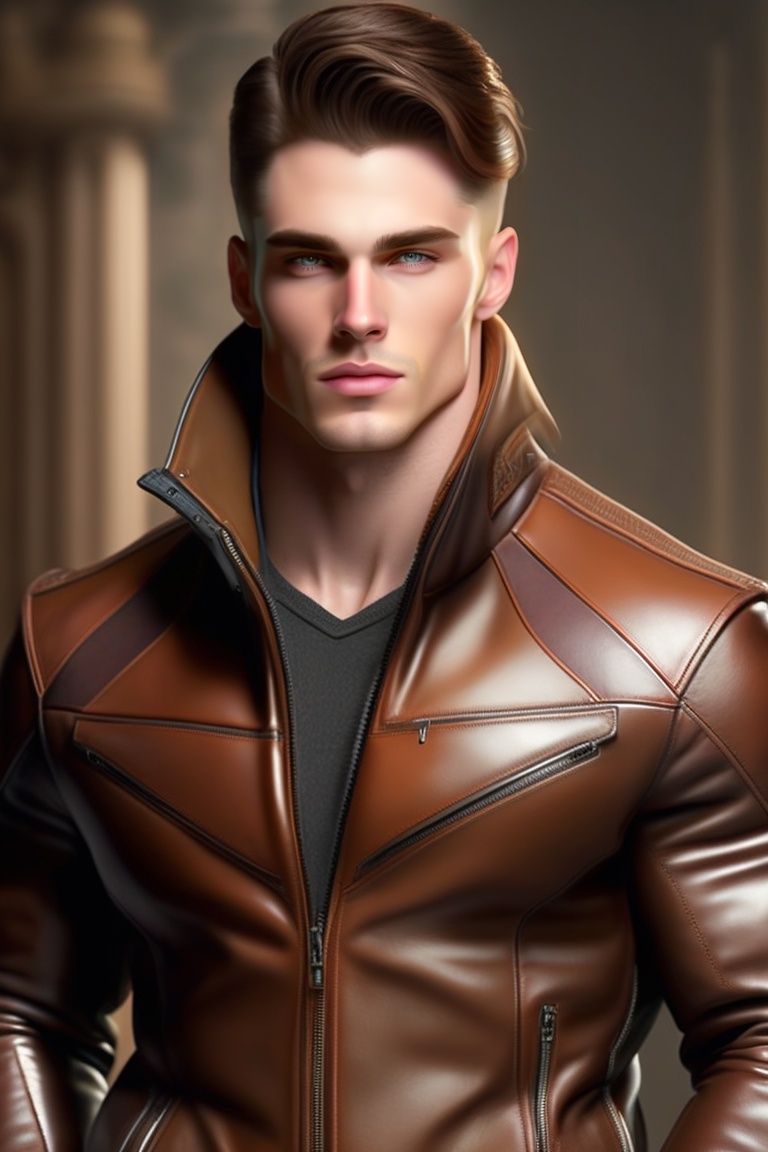 Lexica - Fawn and pale skin, bright eyes, dark hair, muscular build ...