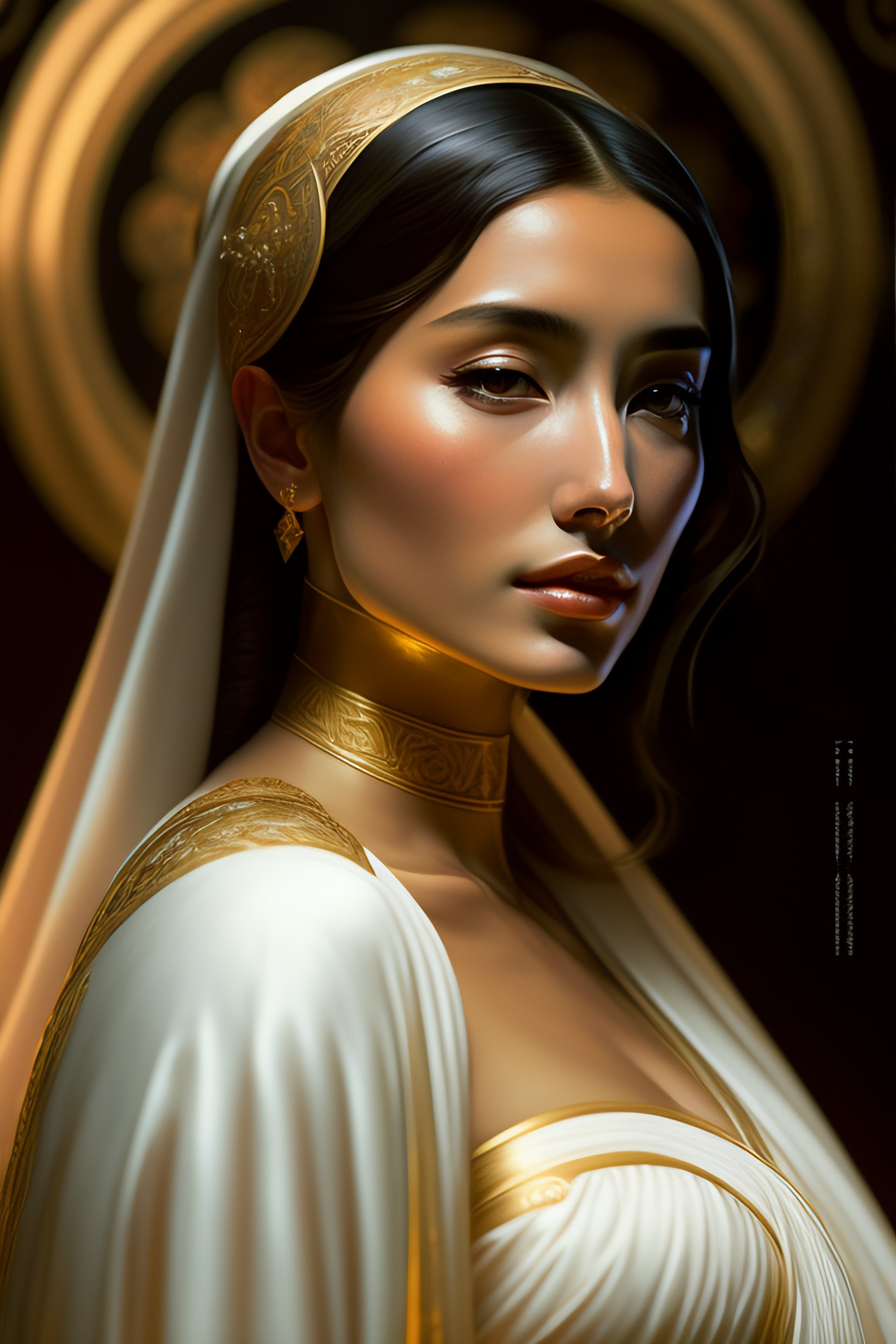 Lexica - Thick blusty large beautiful ana de armas as a nun, princess ...