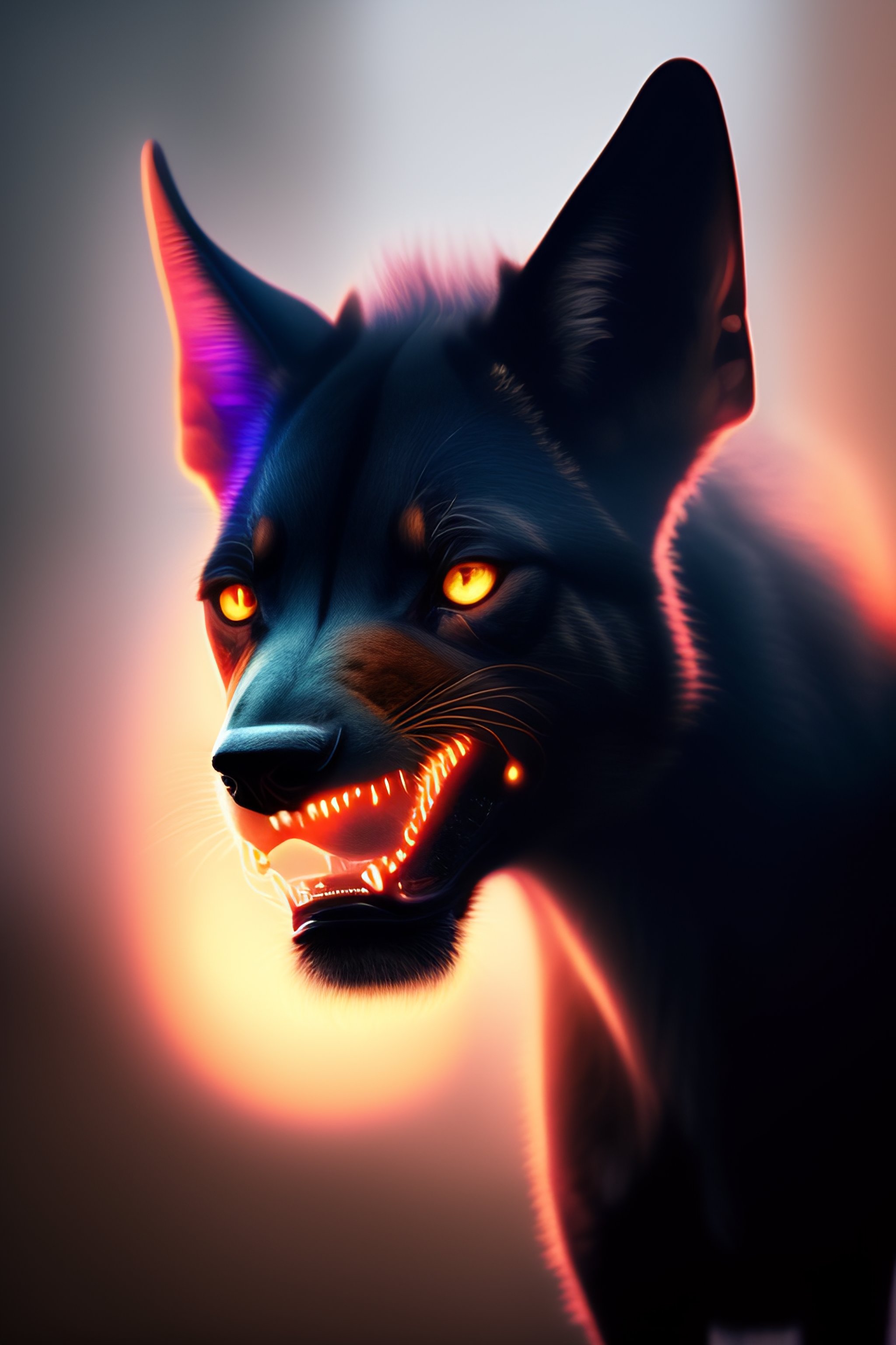 Lexica - A horrible ugly beast in the shadows looking for someone, fear