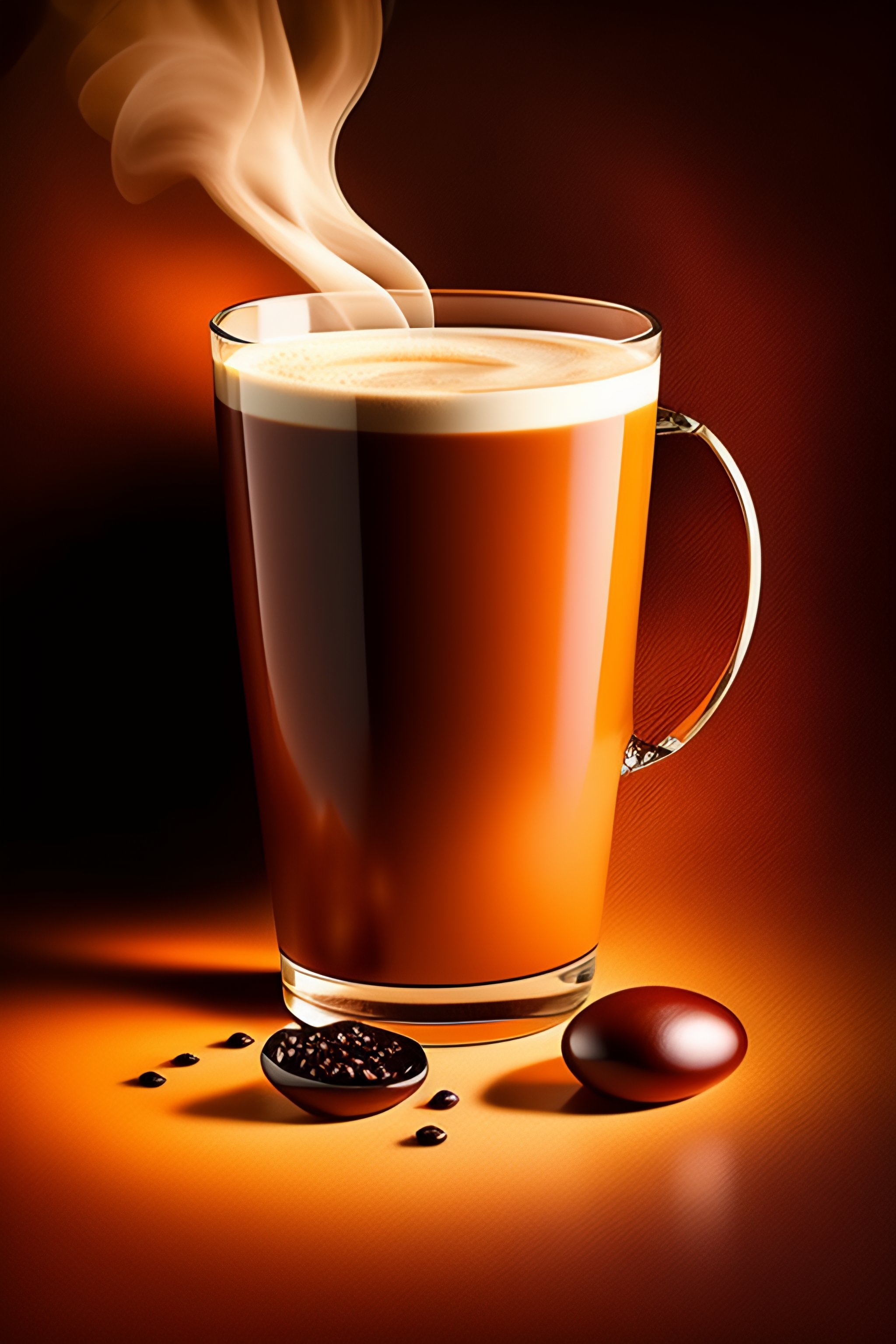 Lexica - A bean of coffee estilo dali