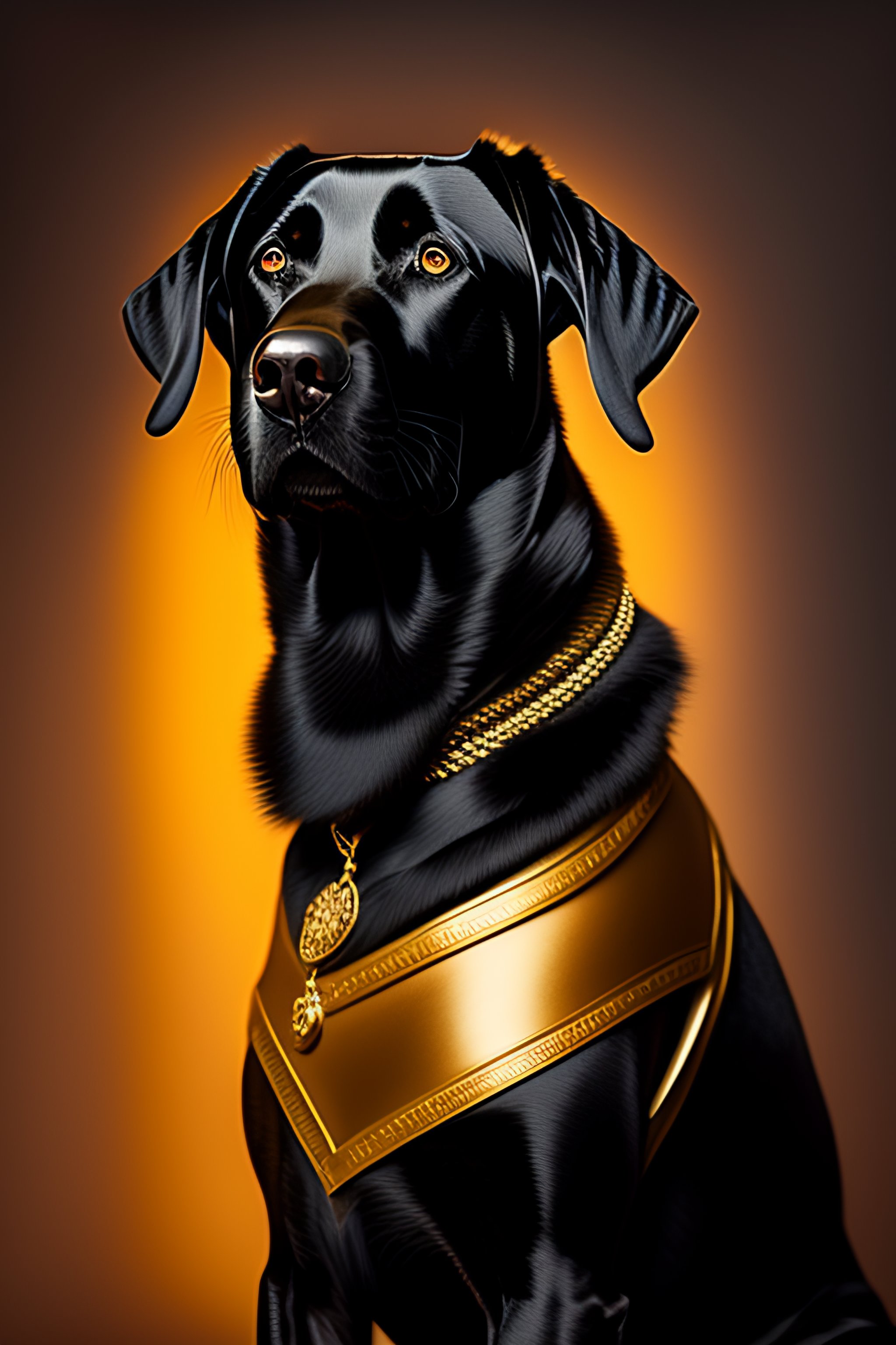 Lexica - Furry art of a male Black Labrador retriever dogman in a ...