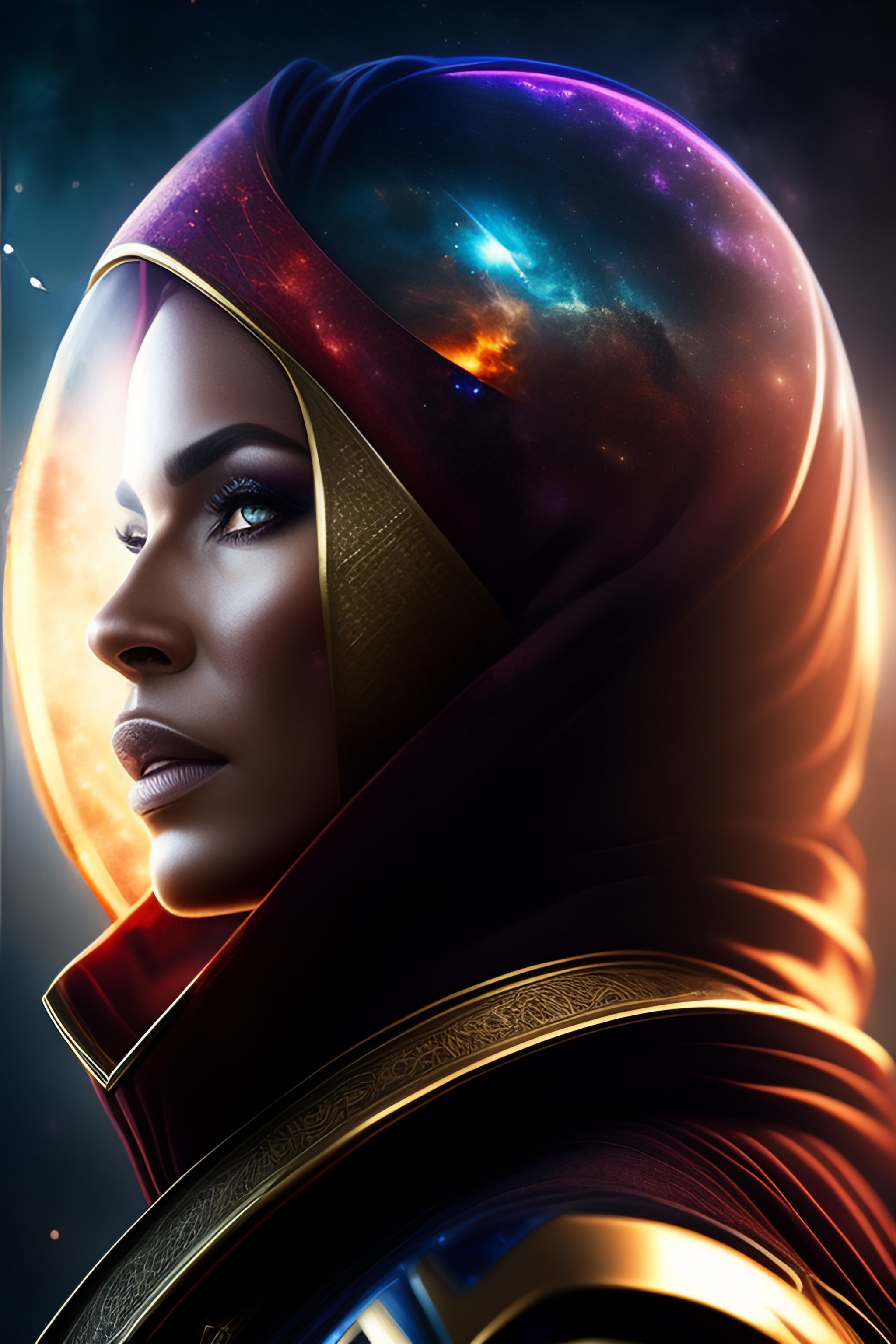 Lexica - Guerrero inmortal de la galaxia de andromeda 8k full detalles