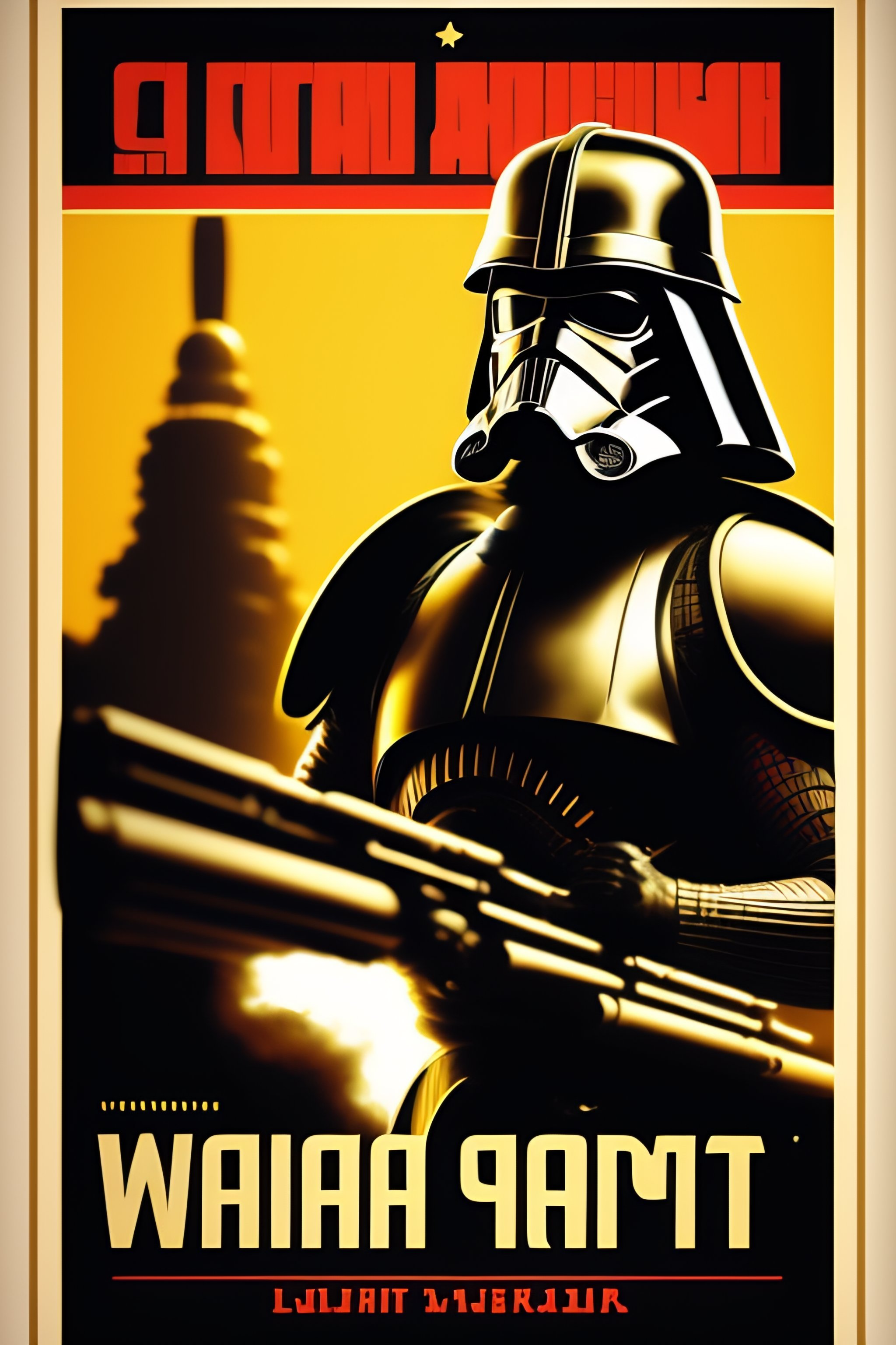Lexica - Propaganda poster for galactic empire