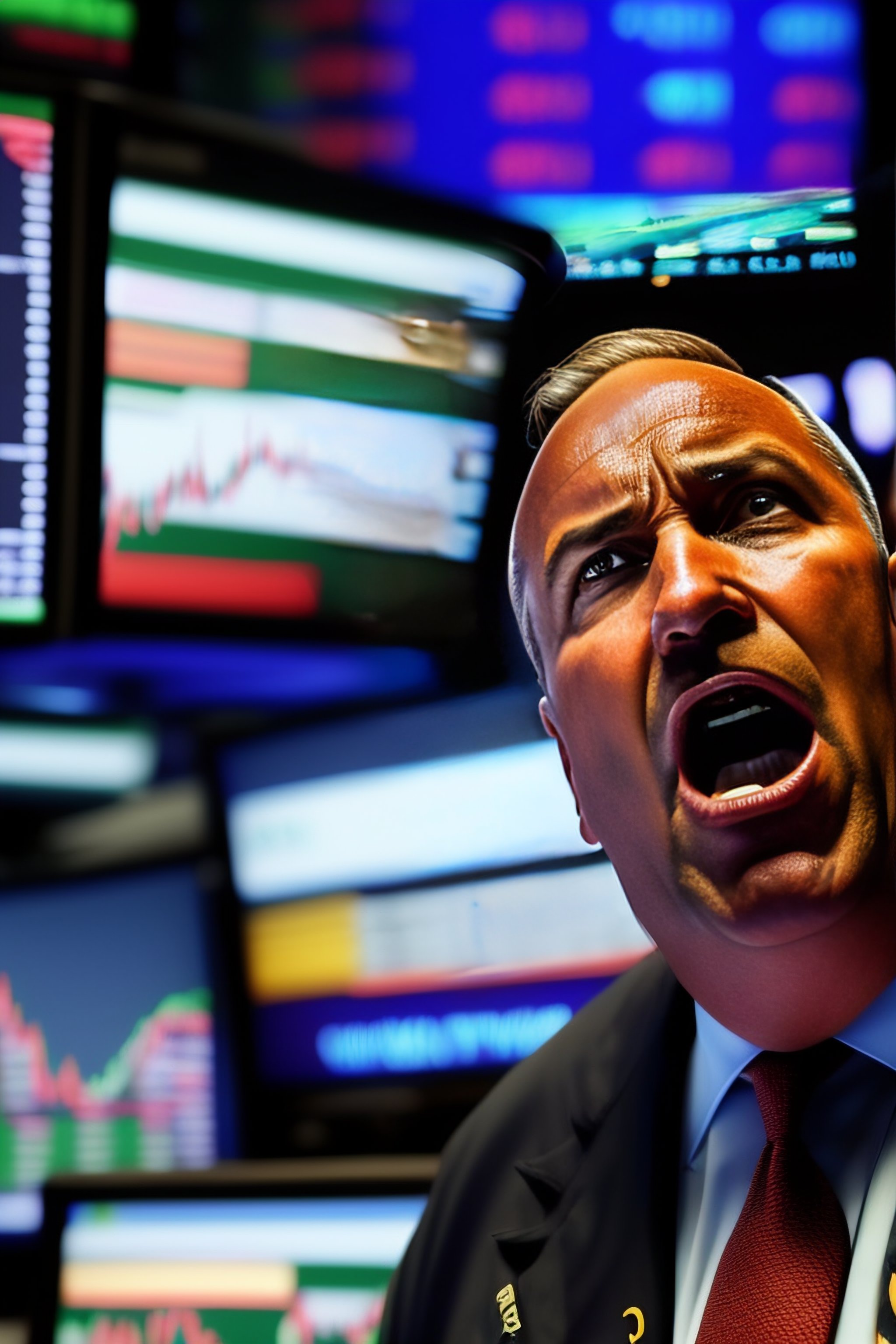 Lexica - Screaming Stock traders loosing money,Markets crashing