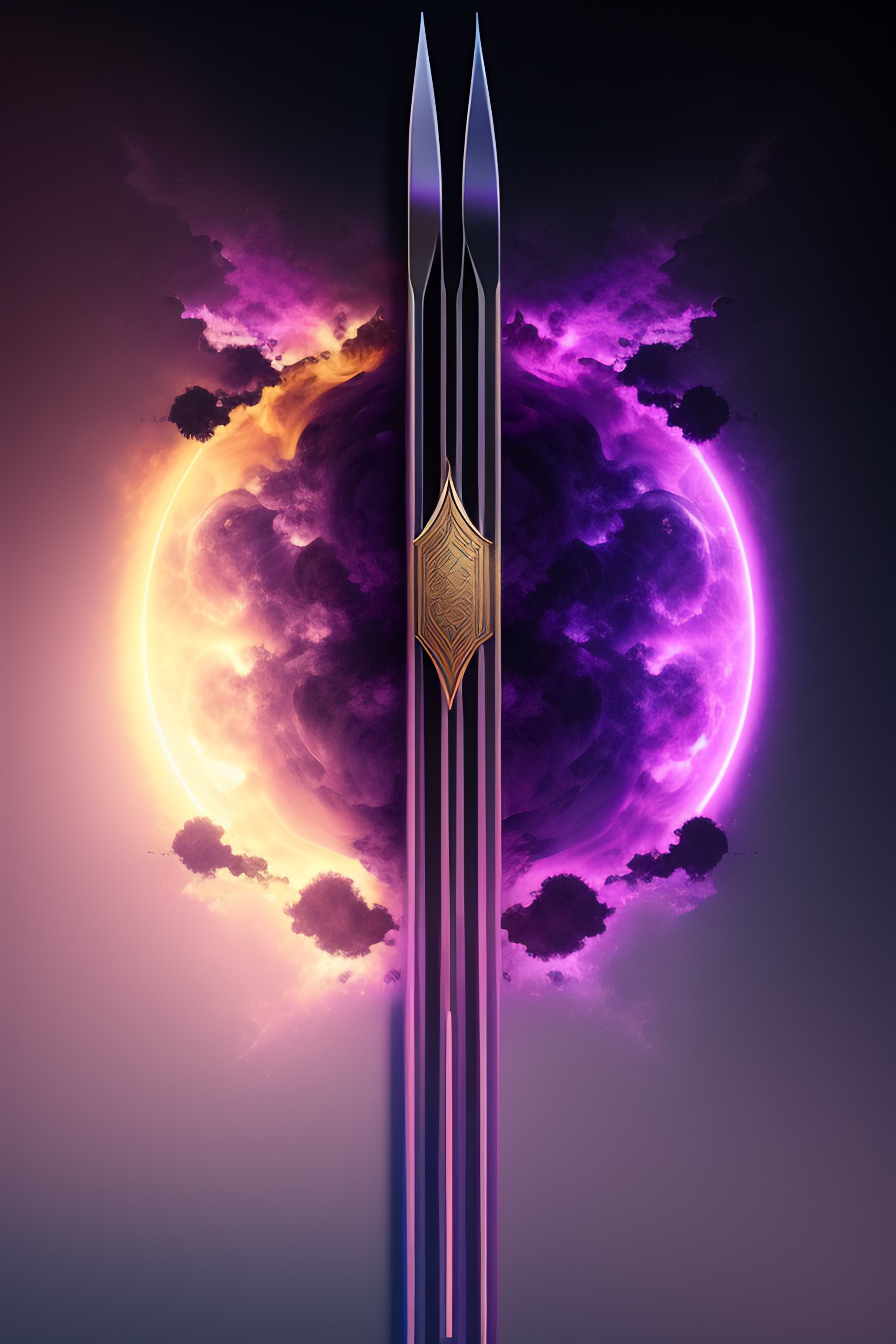 Lexica - Two headed spear with purple
