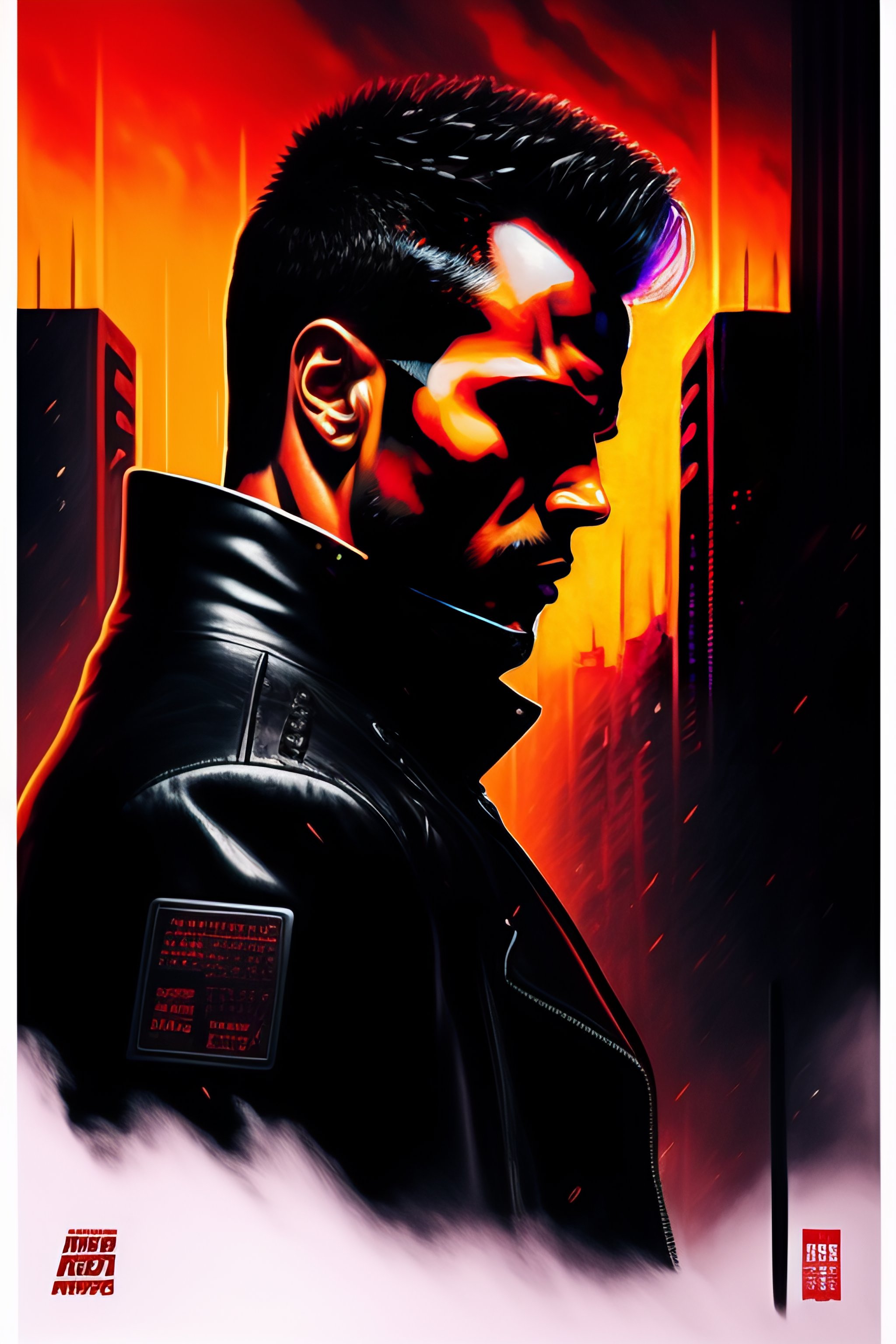 Lexica - Terminator in Blade Runner 2049, neo noir, cyberpunk ...