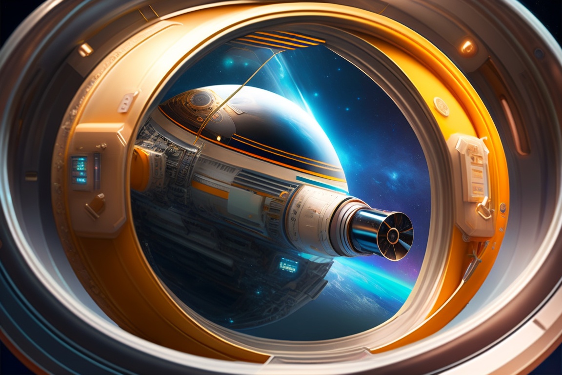 Lexica - Astronaut, extremely detailed, inside spaceship, steering