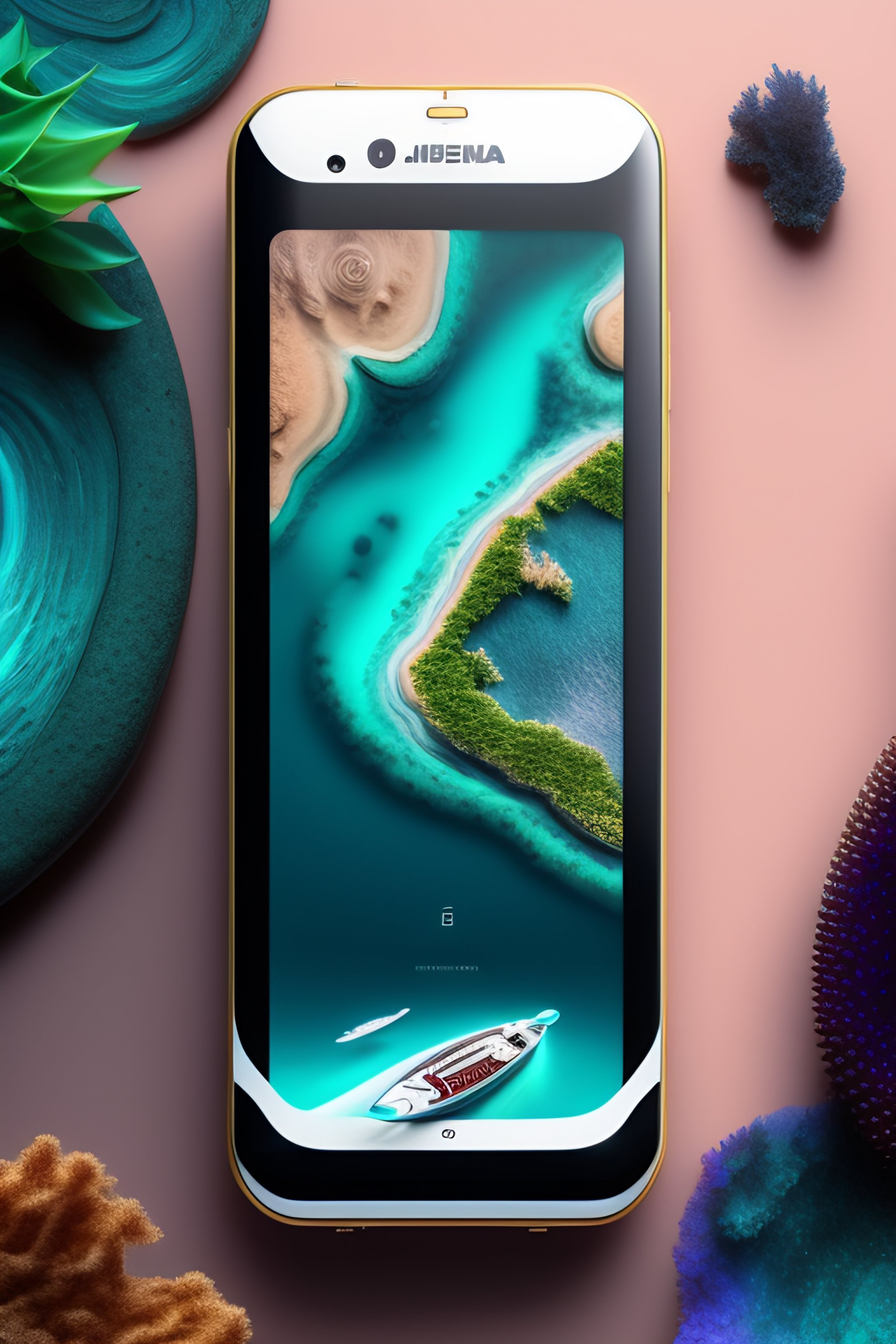 Lexica - A futuristic cell phone Inspired by the ocean floor with the ...