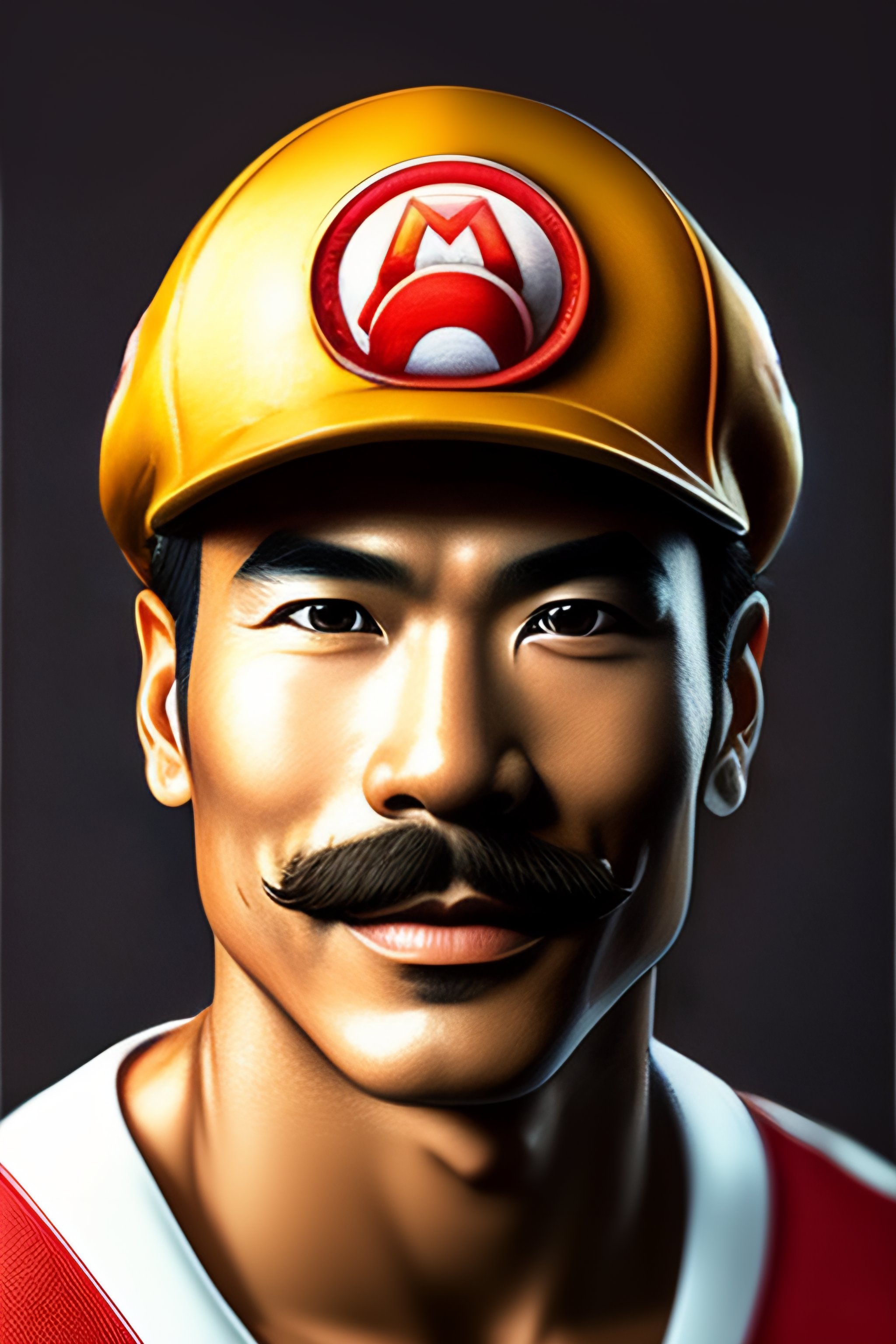 Lexica - A lifelike portrait of Mario, by Tina Nguyen, pexels contest ...