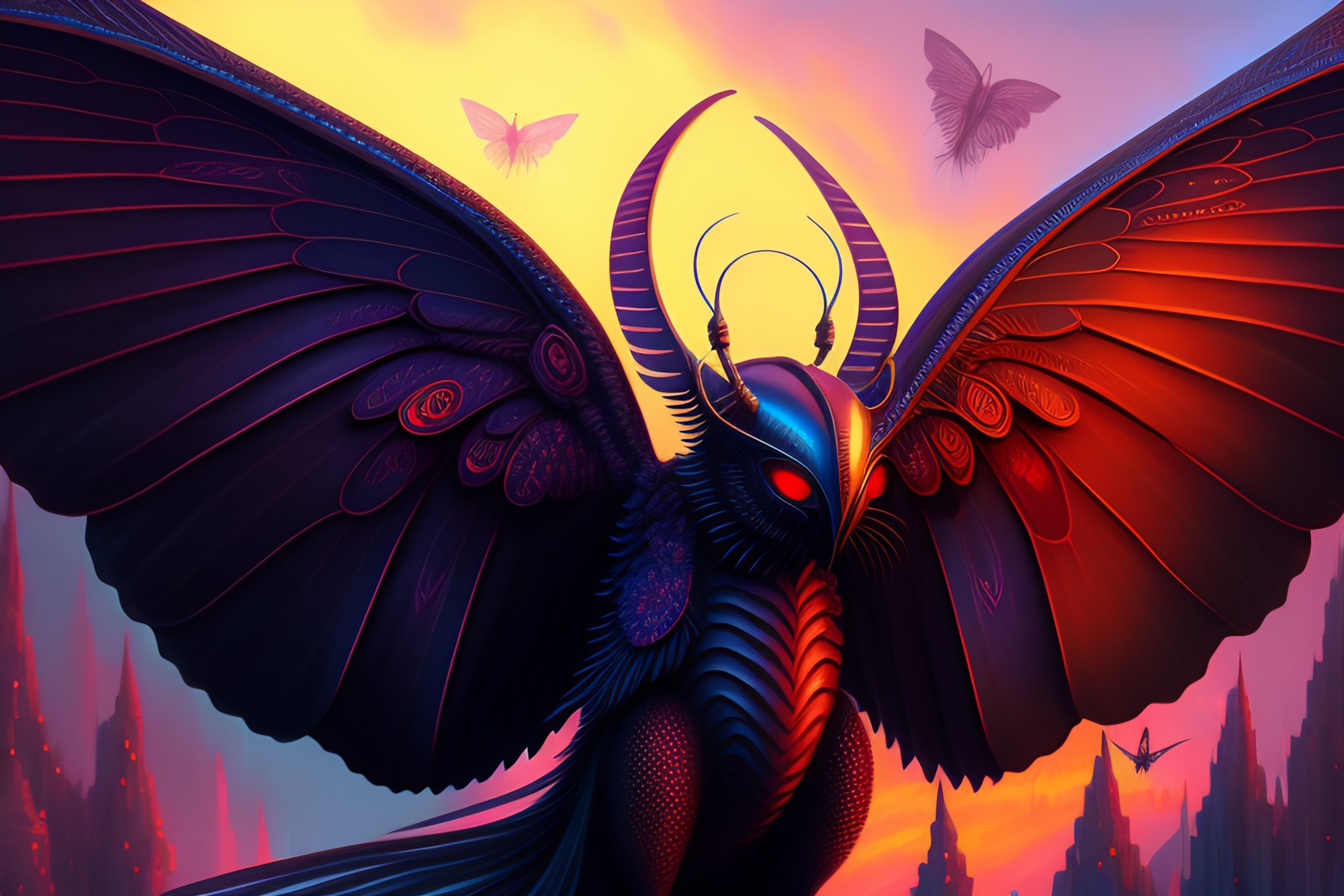 Lexica - Mothman by casey weldon, olga kvasha, miho hirano ...