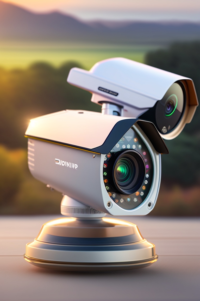 Lexica - Security cameras.bullet,futuristic,nvr,wifi,ptz