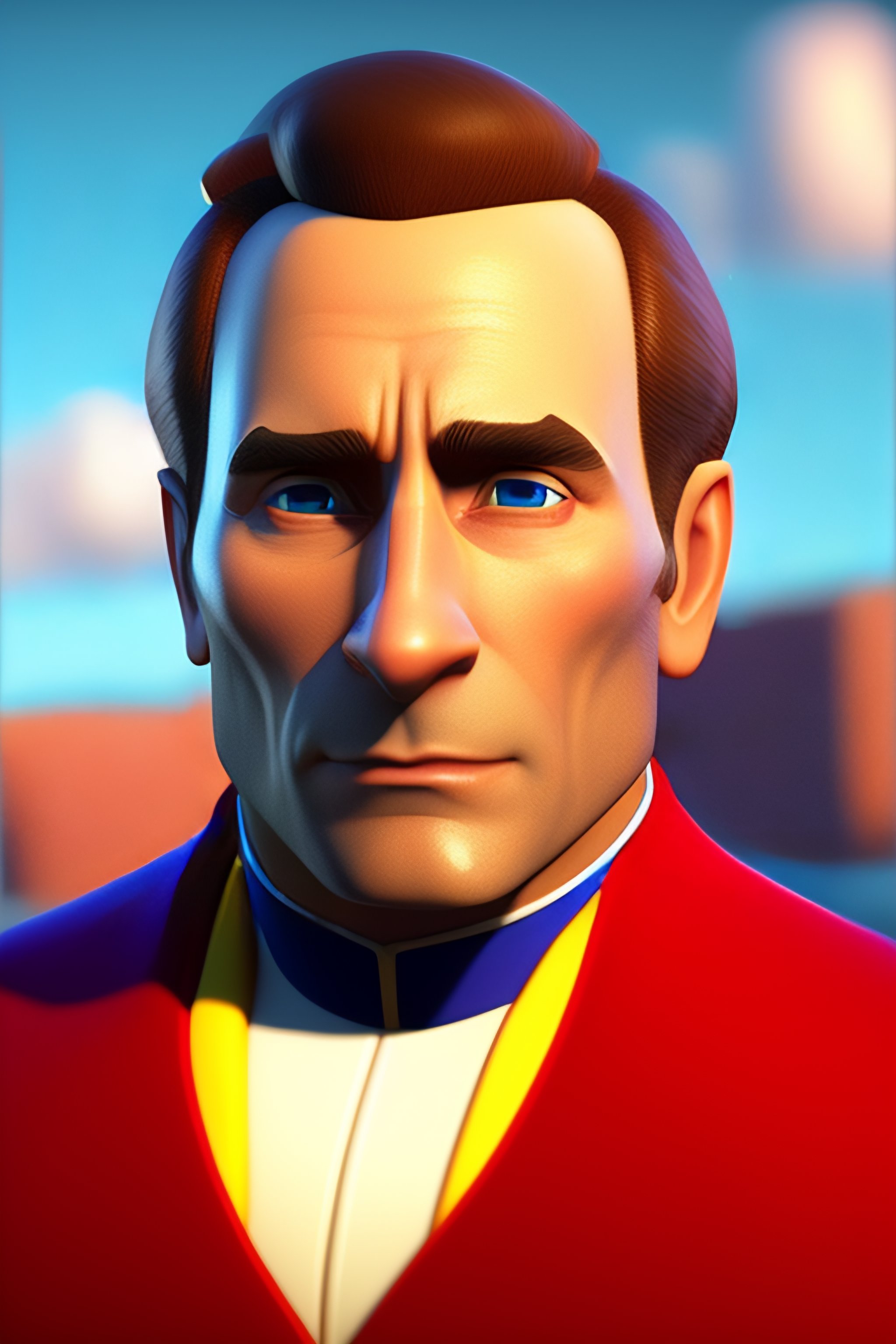 Lexica - "Vladimir Putin" as a pixar disney character from up ( 2 0 0 9 ...