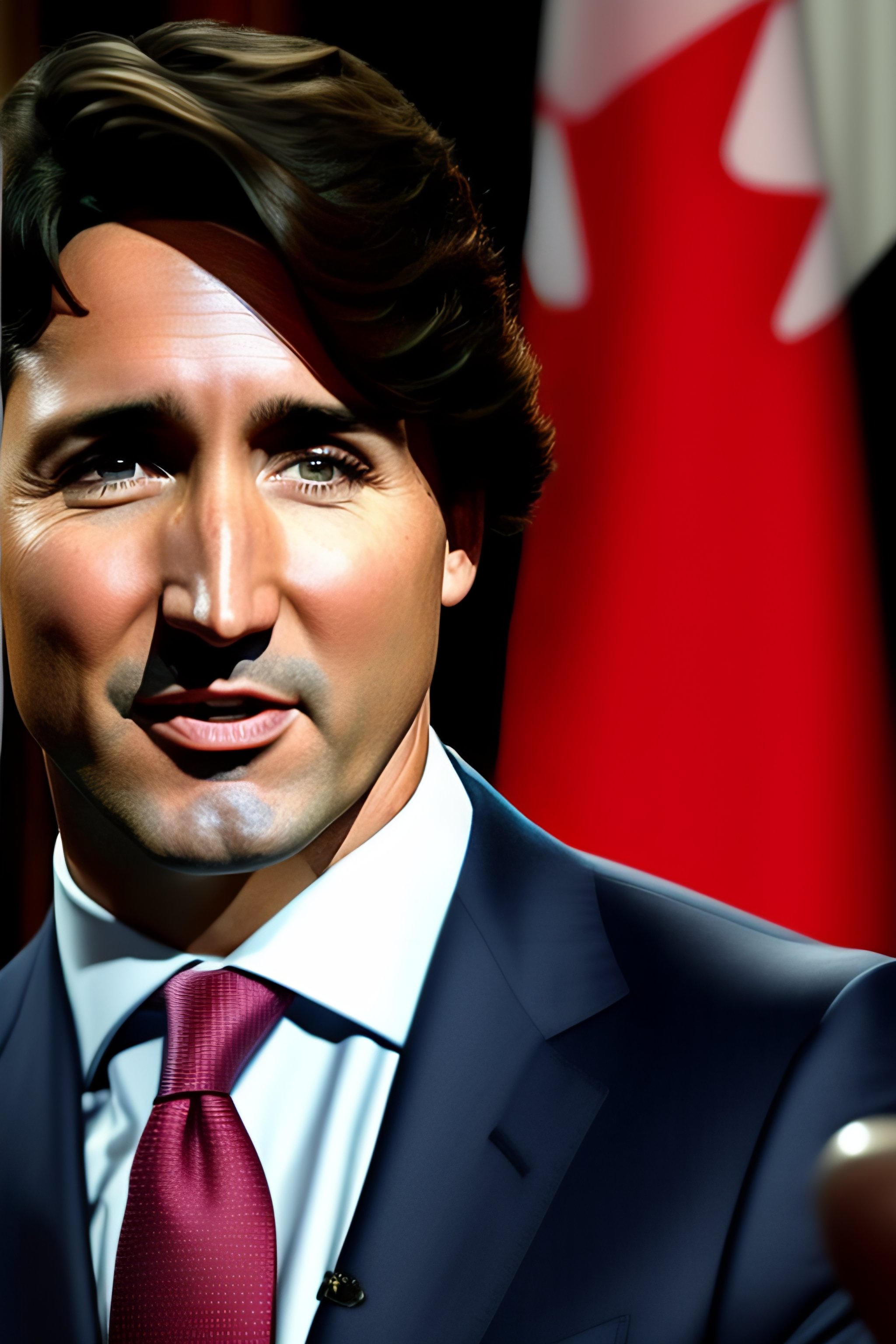 Lexica - Justin trudeau saying good night