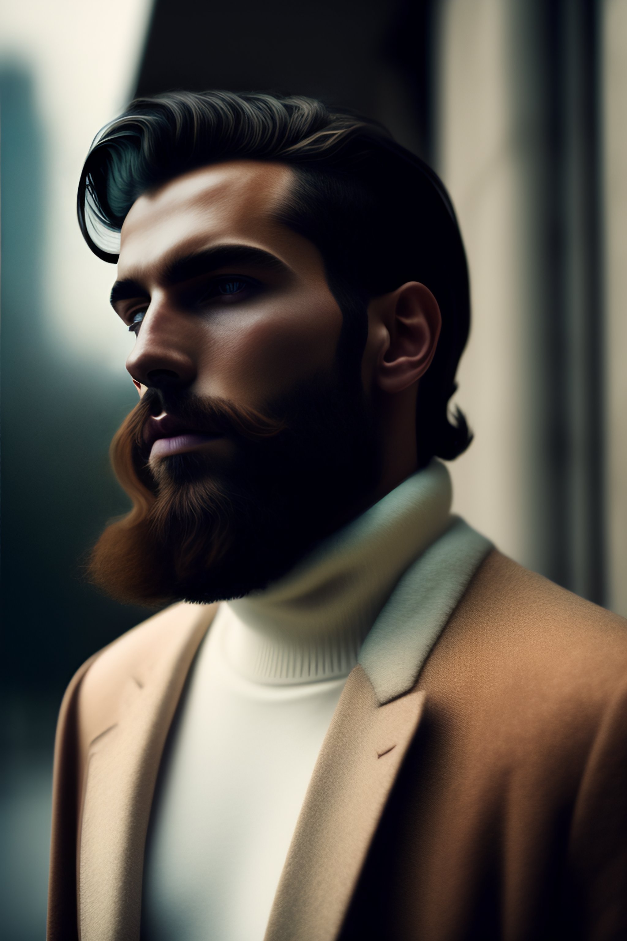 Lexica - Portrait of giant rat with a bushy beard, ethereal dreamy ...