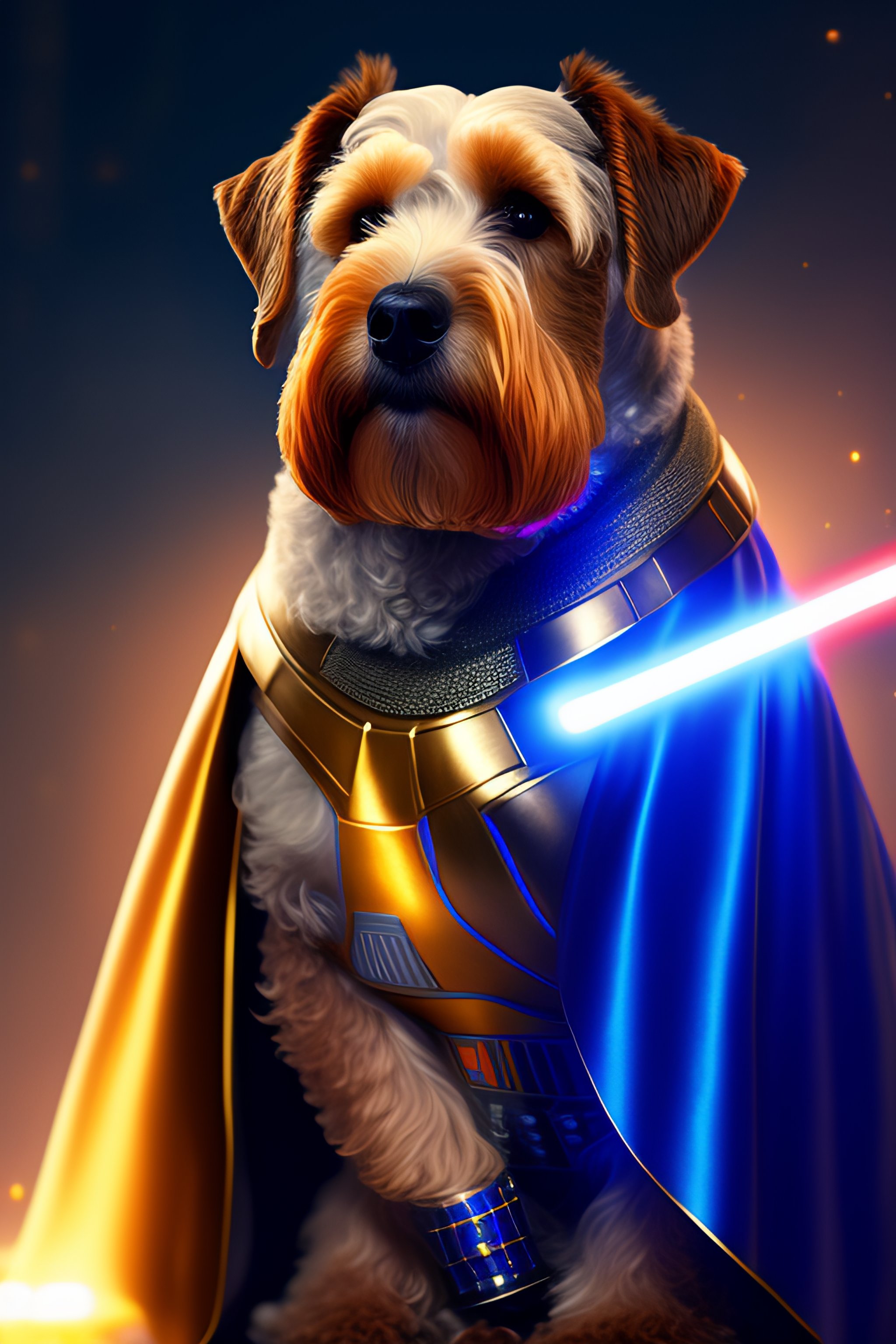 Lexica - Star Wars scene artificial intelligence aBedlington border ...