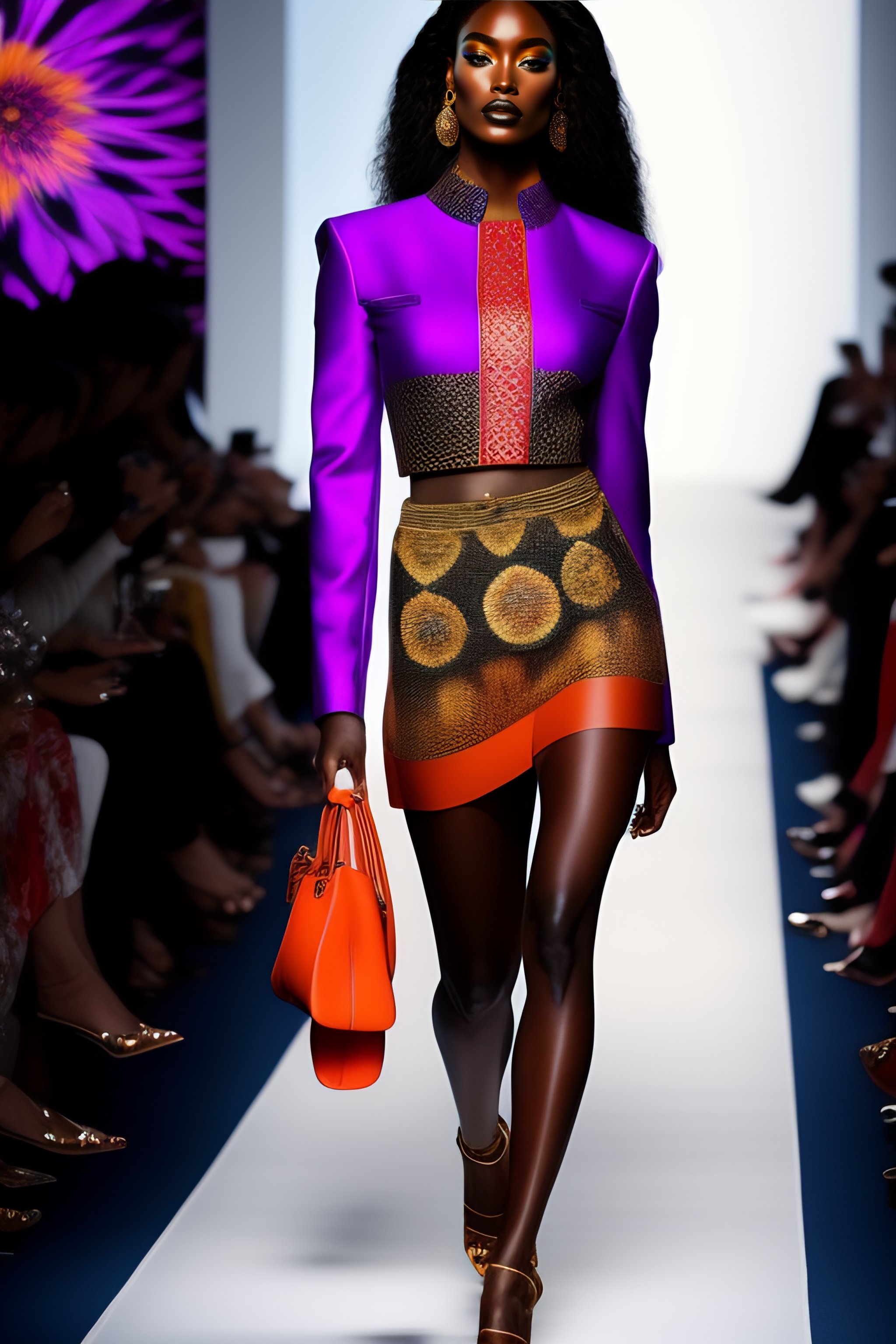 Lexica - Exclusive digital printed pigment textile on unique outfit on ...