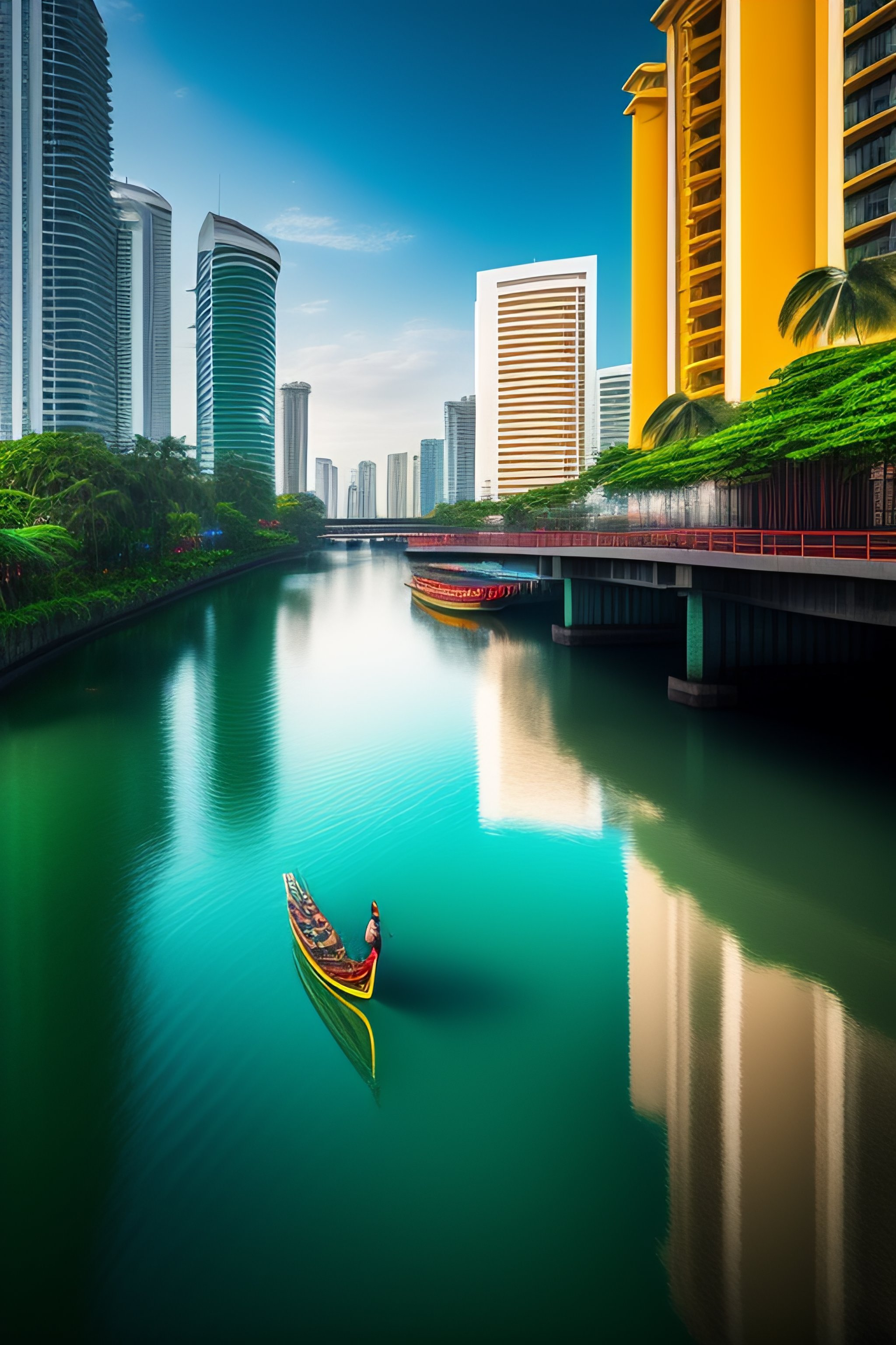 Lexica - Hyper realism photo of Pasig River in Manila, Philippines ...
