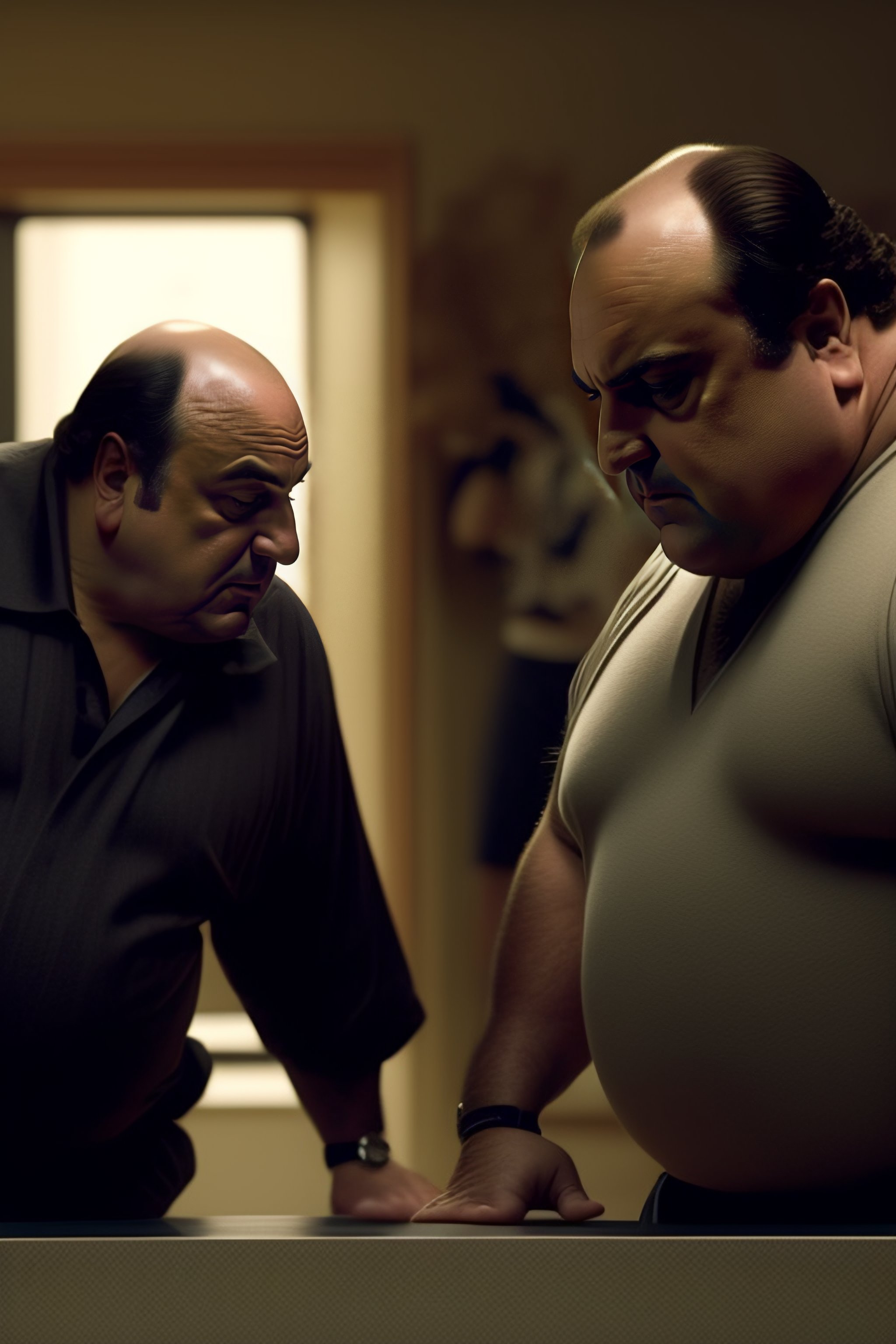 Lexica - Danny devito and tony soprano doing pushups