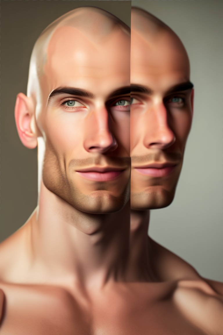 Lexica - Generates an image of a ectomorphic man with a neutral facial ...