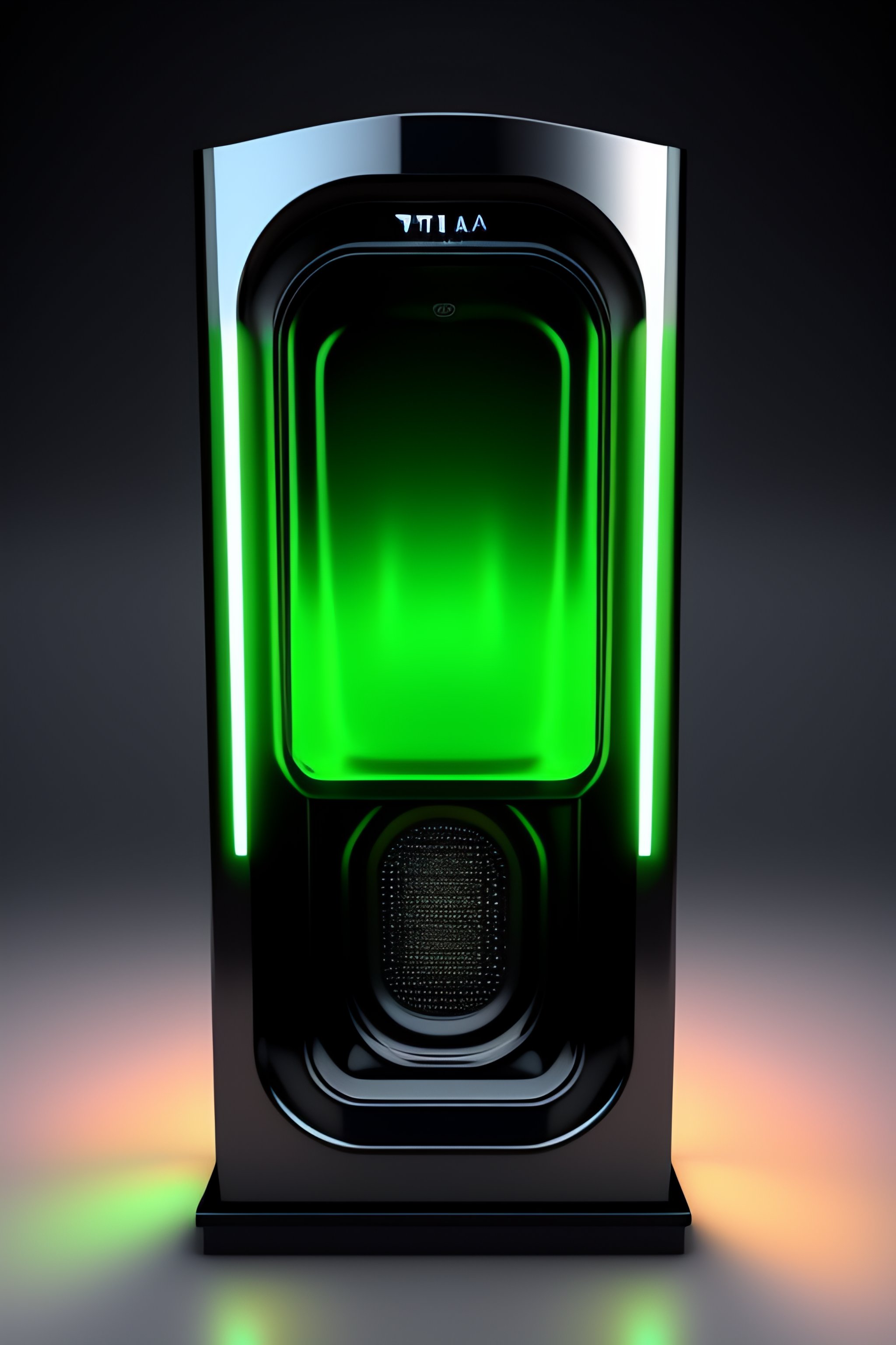 Lexica - Urinal, Nvidia Gaming Urinal with LCD display & underlighting ...