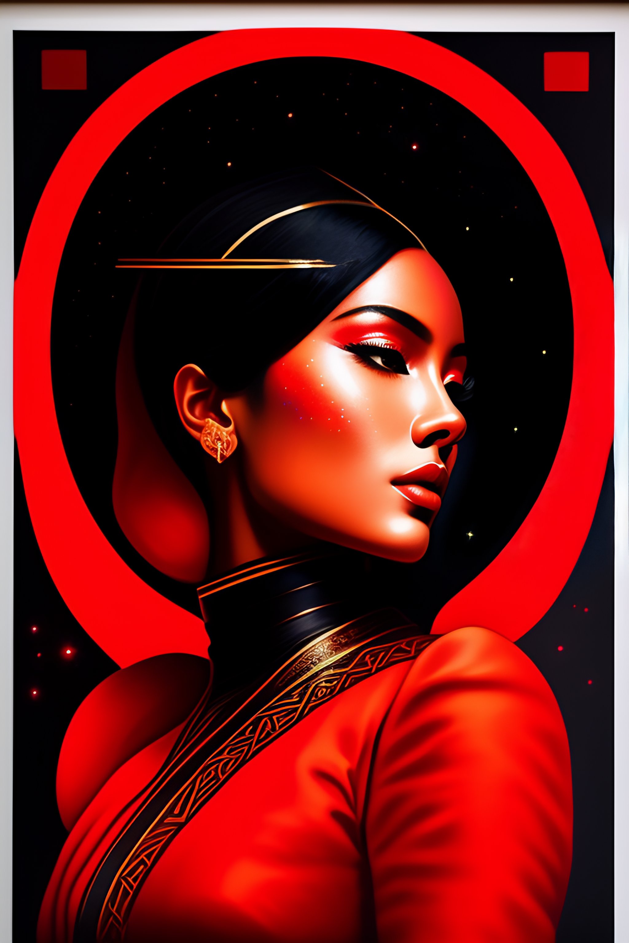 Lexica - Highly detailed portrait of tron, by Jamini Roy, 4k resolution ...