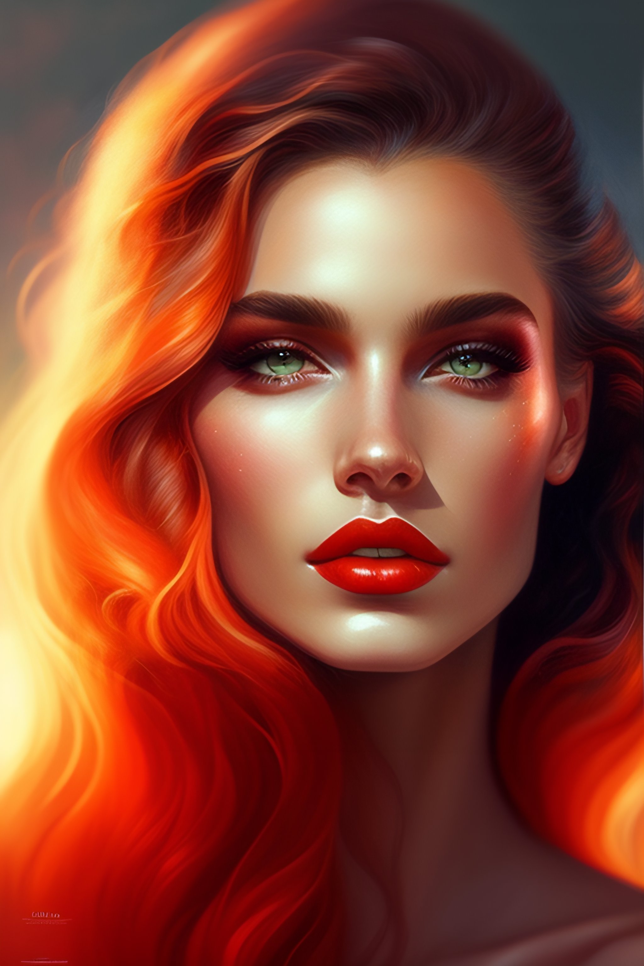 Lexica - Beautiful Veruschka , hair in sun, shimmering skin, digital ...