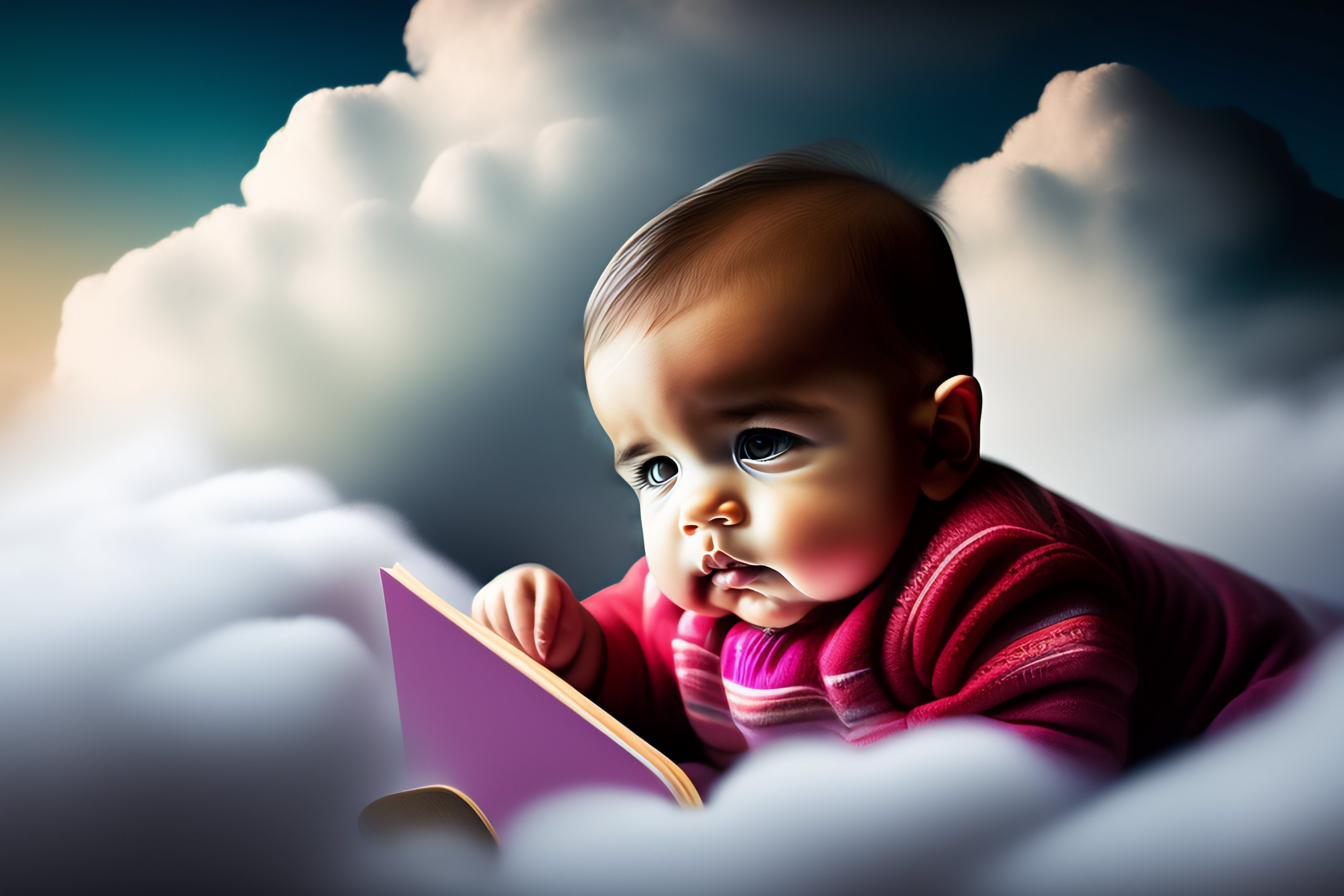 Cute Baby Reading Book