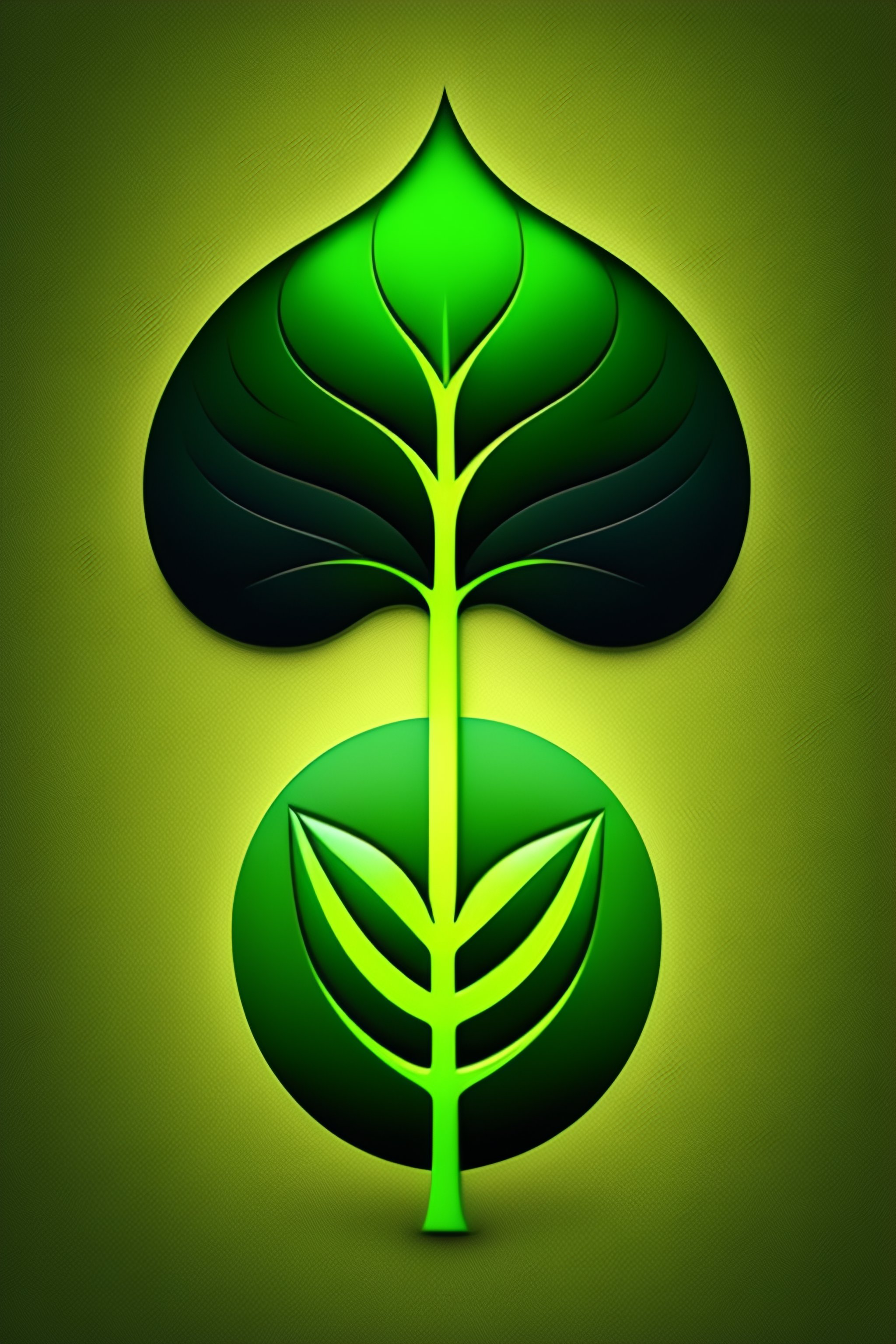 Lexica - Green leave logo, logo design healthy, nature