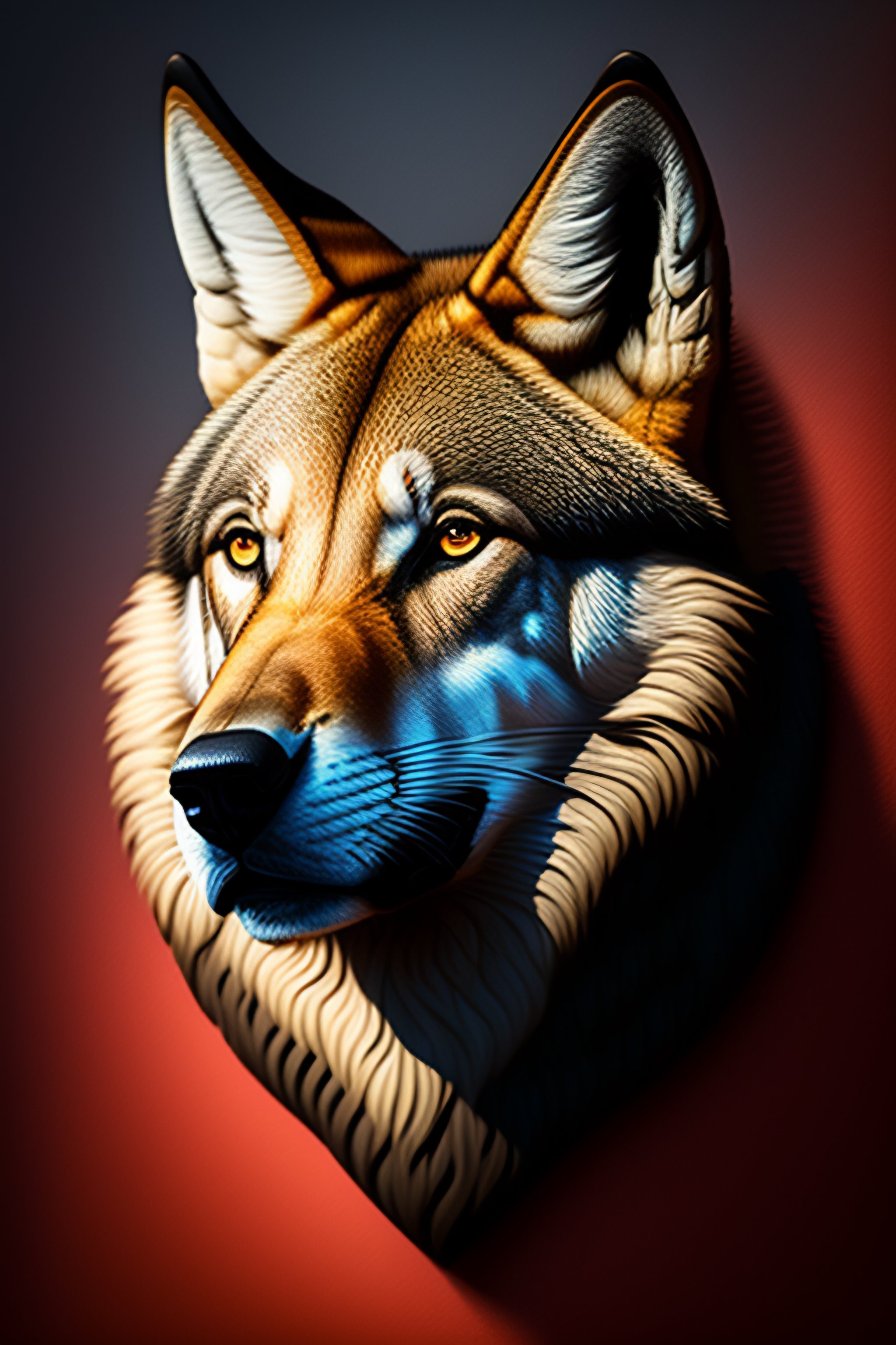 Lexica - Escudo de armas con la cabeza de un lobo gruñendo con un ...