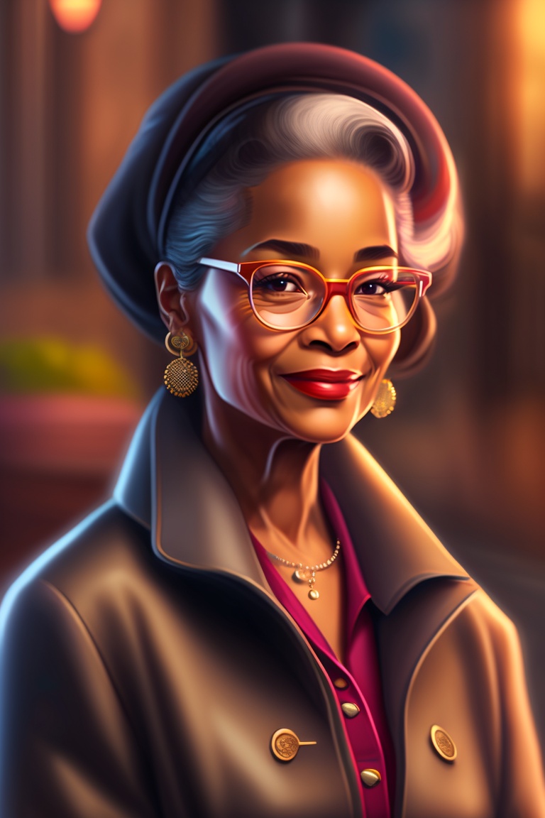 Lexica - Rosa parks, americanstyle street, high resolution