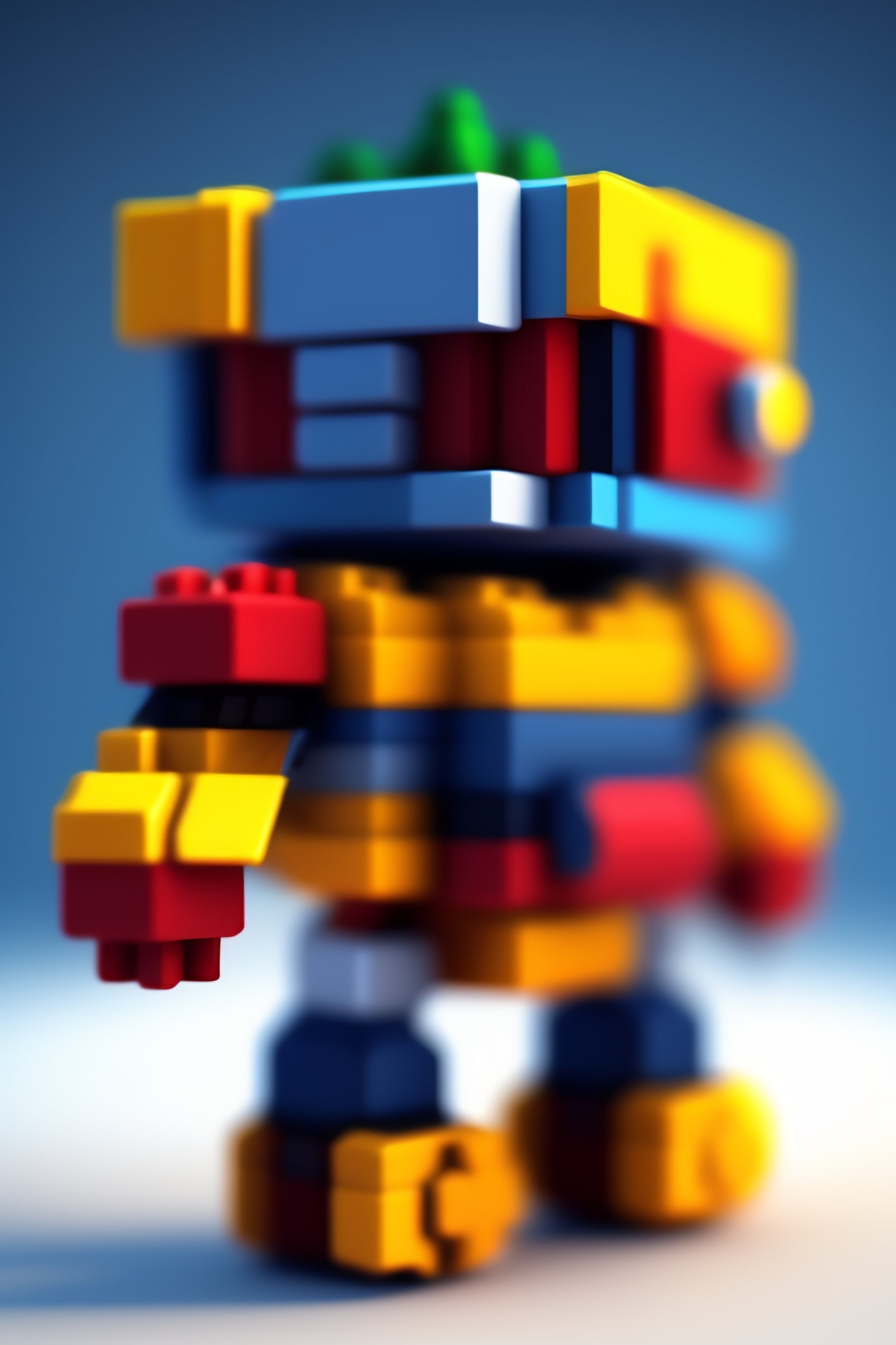 Lexica - Voxel art robot