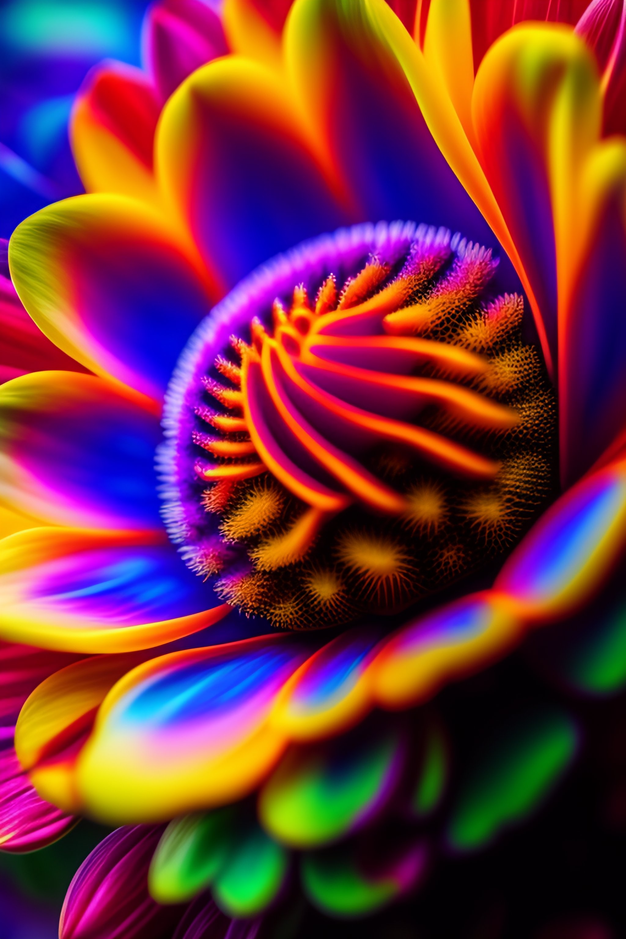 Lexica - Beautiful flowers,psychedelic,vibrant,sharp focus,photography ...
